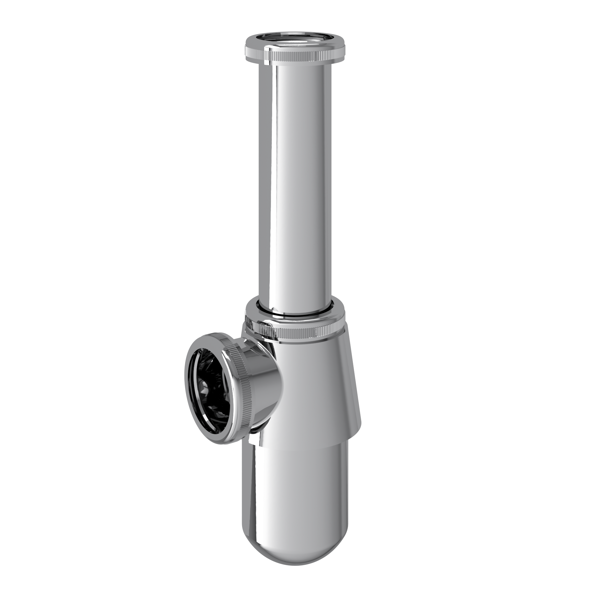 Siphon découpable design à visser EQUATION hauteur réglable, chromé ...