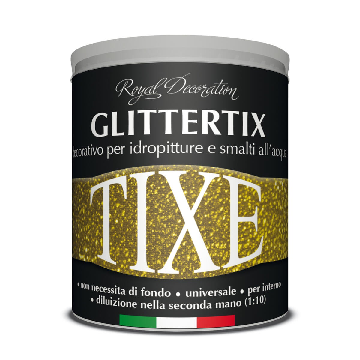 Additivo vernice TIXE GLITTER UNIVERSALE 0.25 L argento 3d | Leroy Merlin