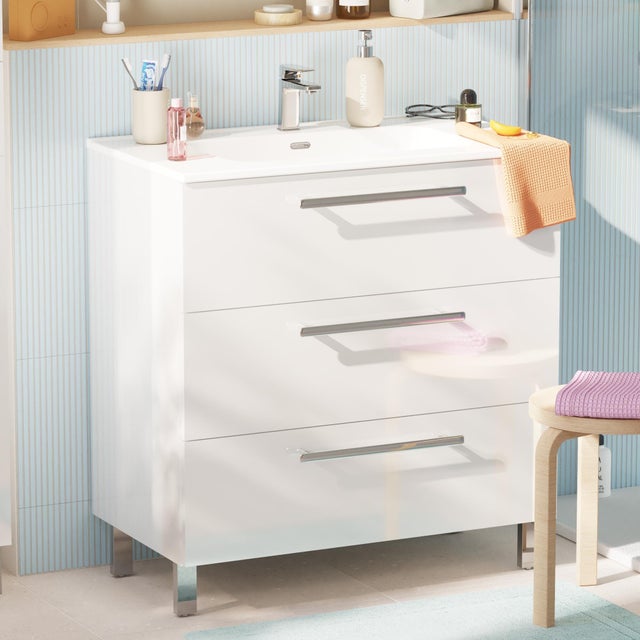 Muebles de Baño con Lavabo: Diseño y Almacenamiento | Leroy Merlin