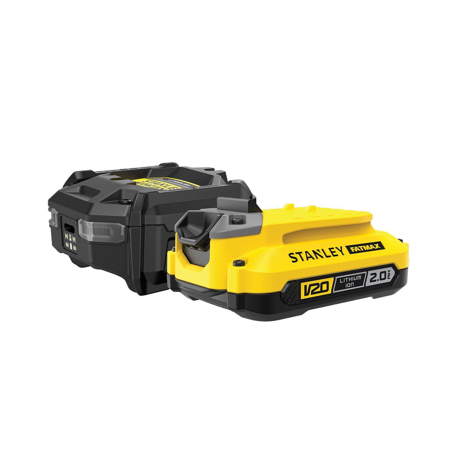 Bateria STANLEY 18V 2Ah + Cargador 1.25 Ah | Leroy Merlin