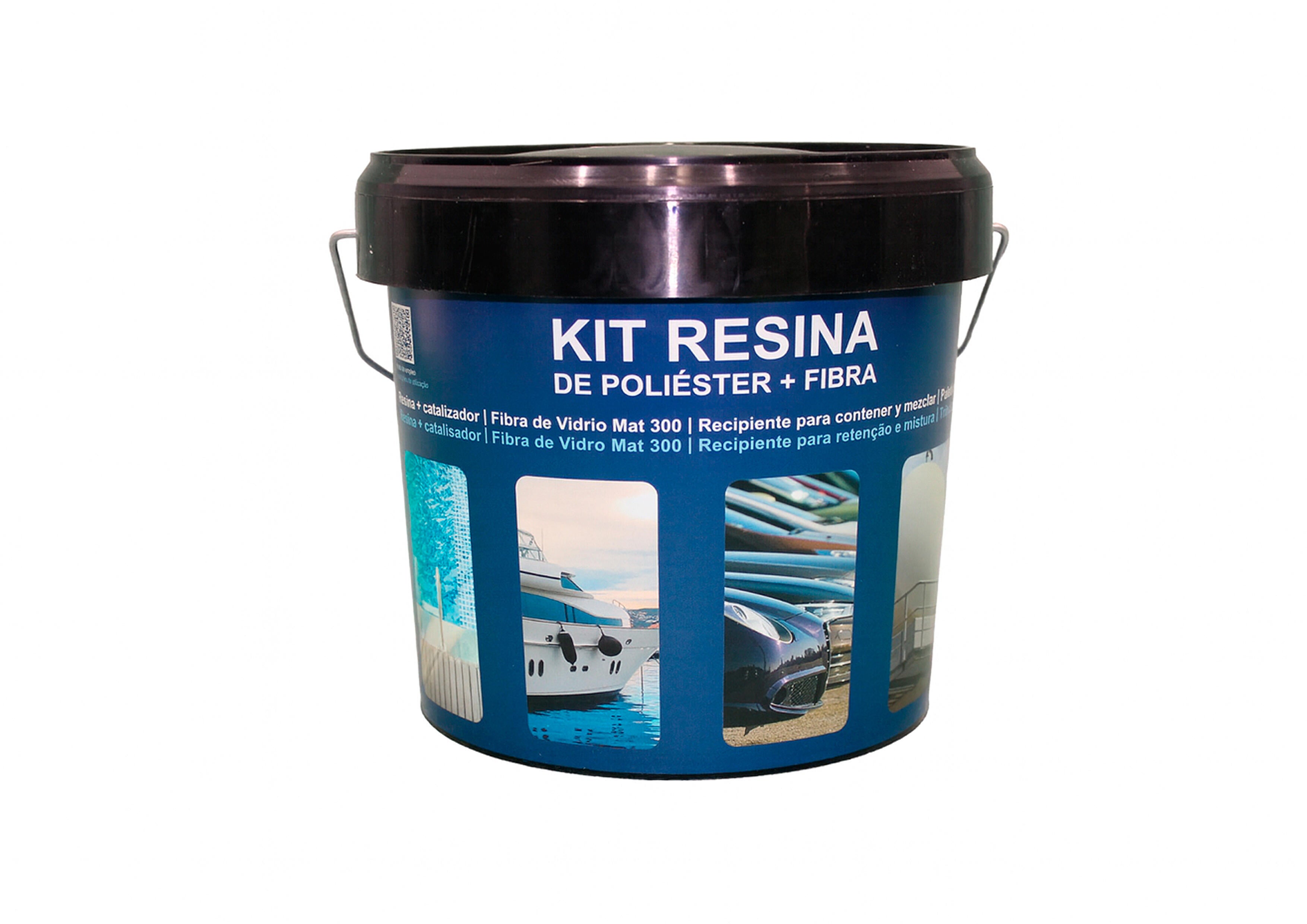Kit Resina de poliéster REGARSA, peróxido MEK, MAT 300 g/m2 | Leroy Merlin