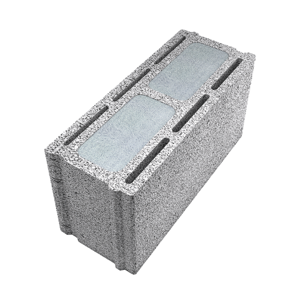 Parpaing plein isotherme béton l.20 x L.50 x H.25 cm | Bricoman