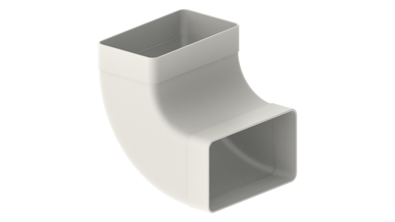 Codo vertical ventilación VMC 90° Hembra-Hembra Ø 110 mm | Leroy Merlin