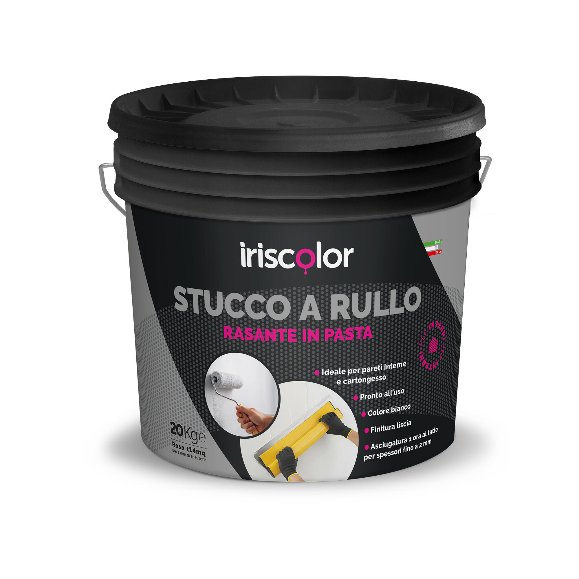 Stucco in pasta IRIS COLOR 20 kg bianco | Leroy Merlin