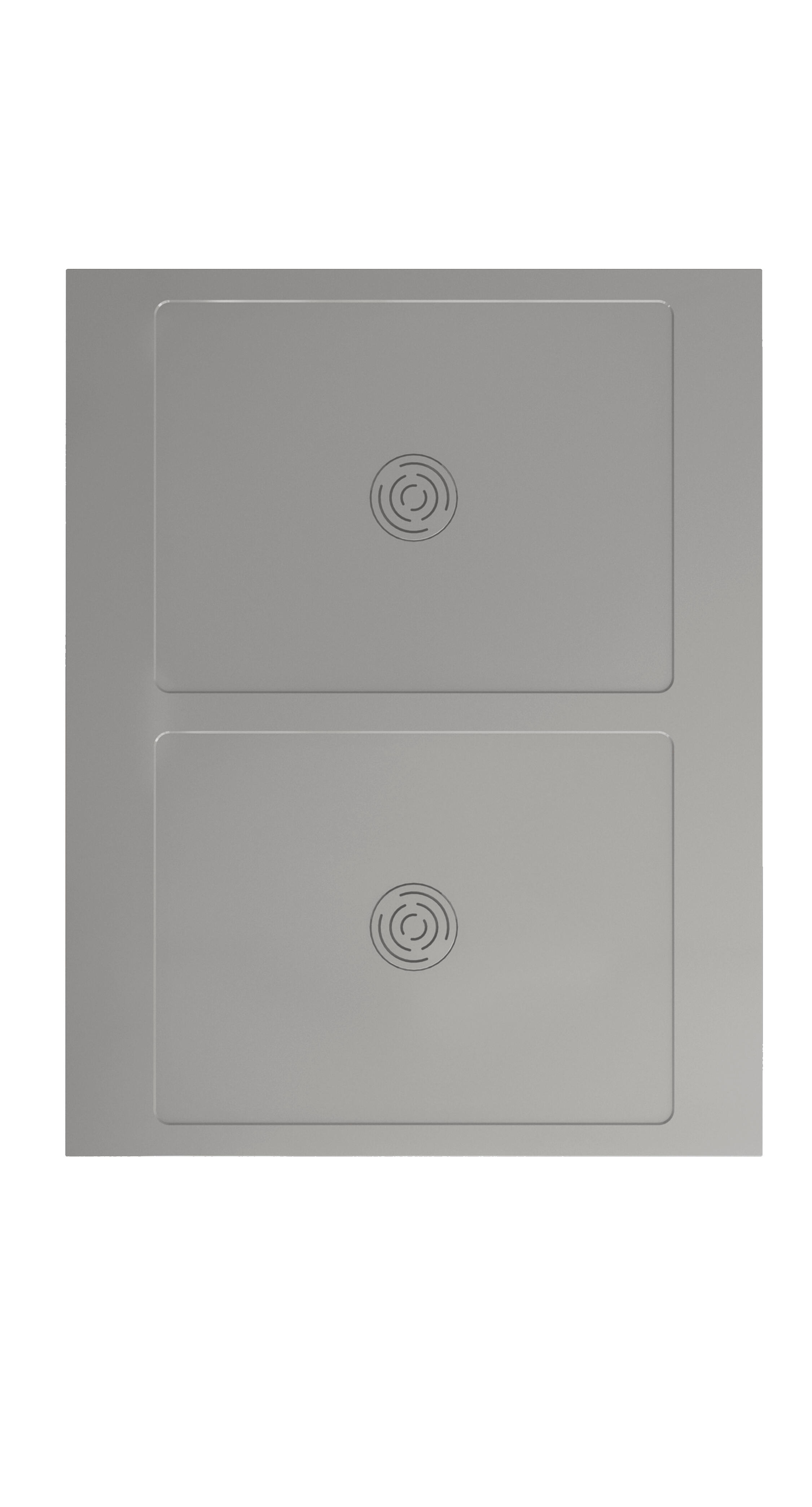Plato de ducha Unic U2 200x110 cm gris oscuro | Leroy Merlin