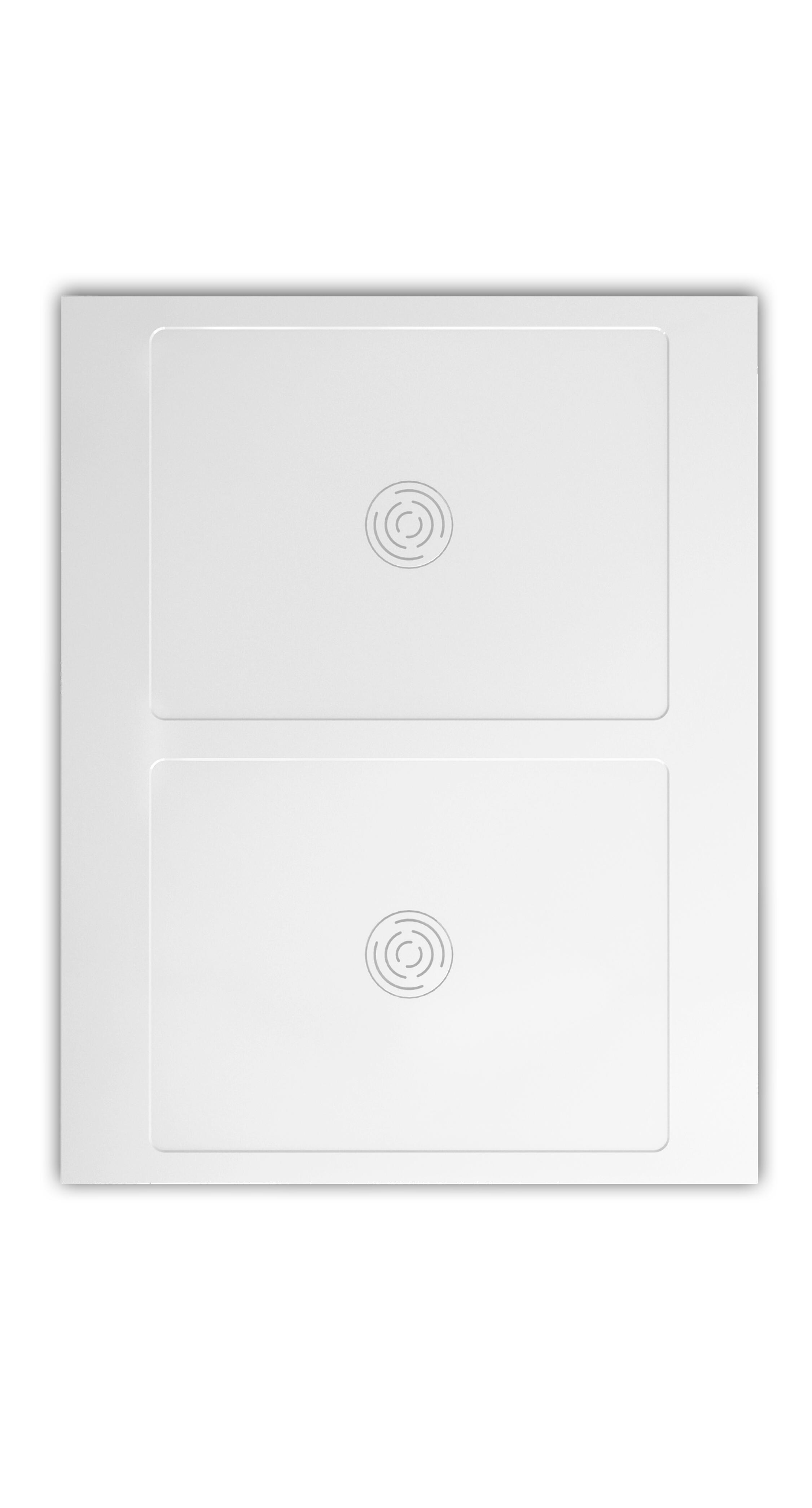 Plato de ducha UNIC U2 200x130 cm blanco con tapón incluido | Leroy Merlin