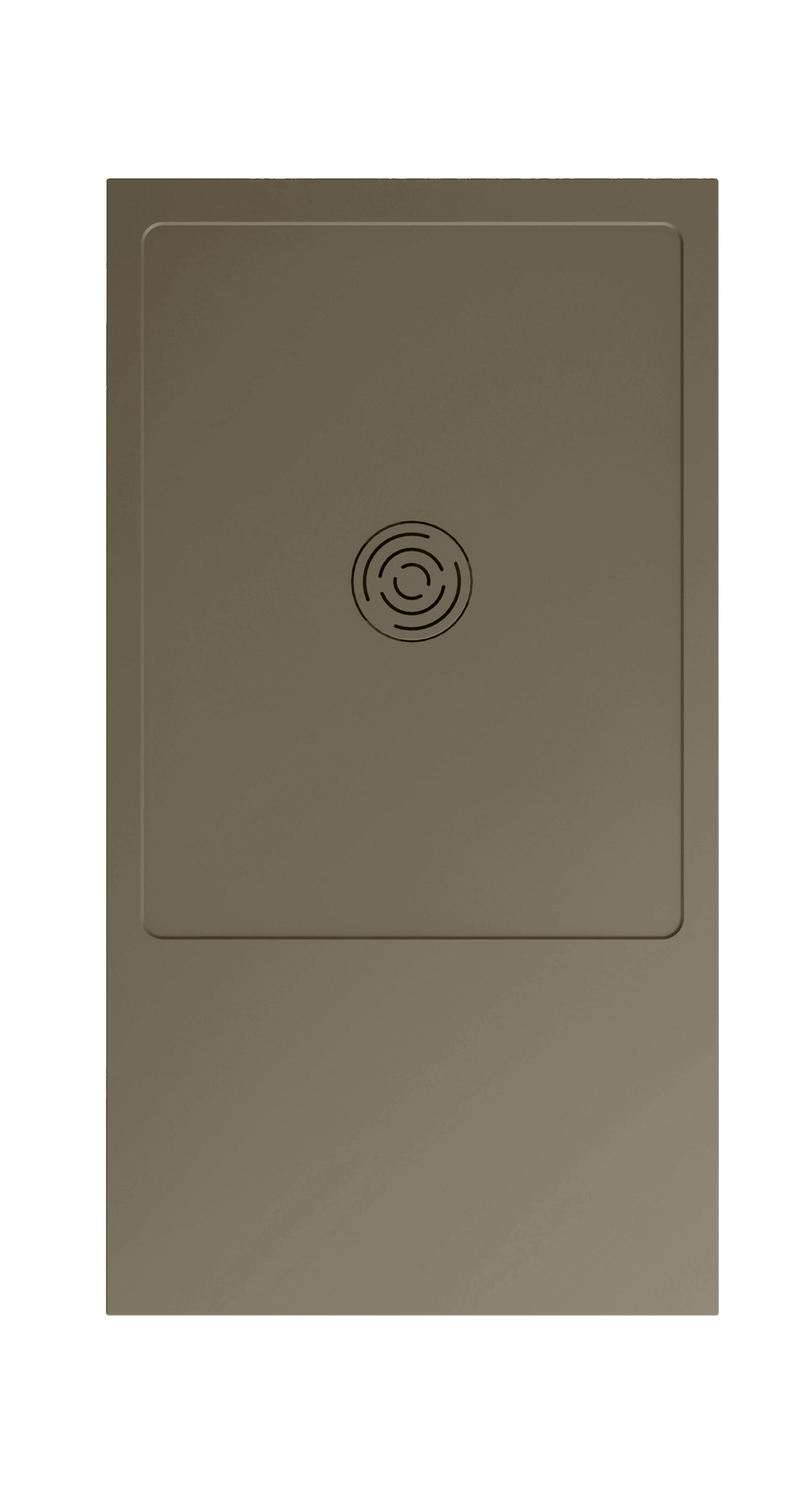 Plato de ducha Unic U1 130x110 cm marrón | Leroy Merlin