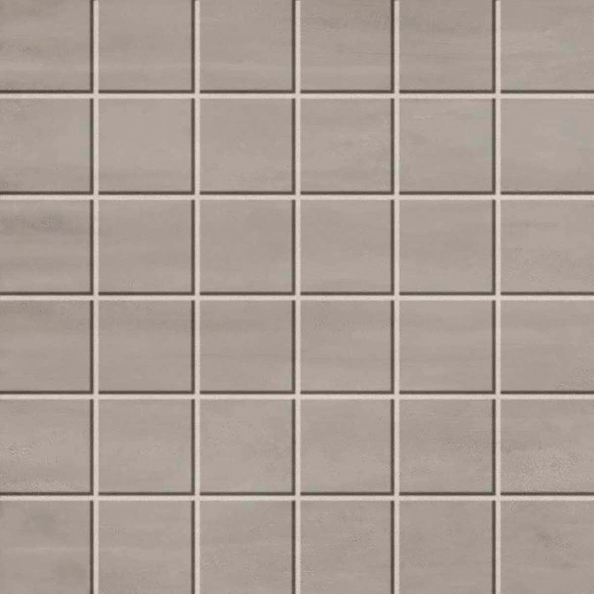 Mosaico in gres porcellanato Sonik Silver grigio satinato L 30 x L 30 ...