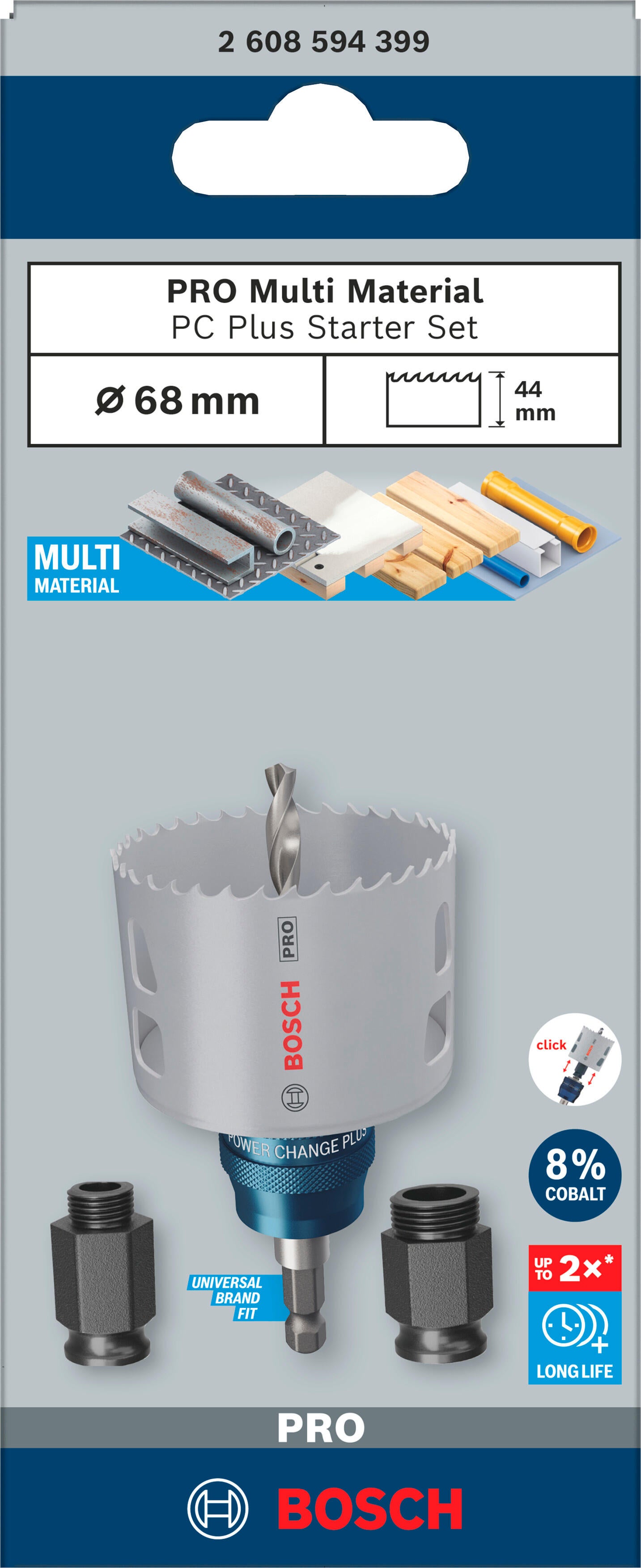 KIT POWERCHANGE + TREPAN PROG. ø68MM | Leroy Merlin