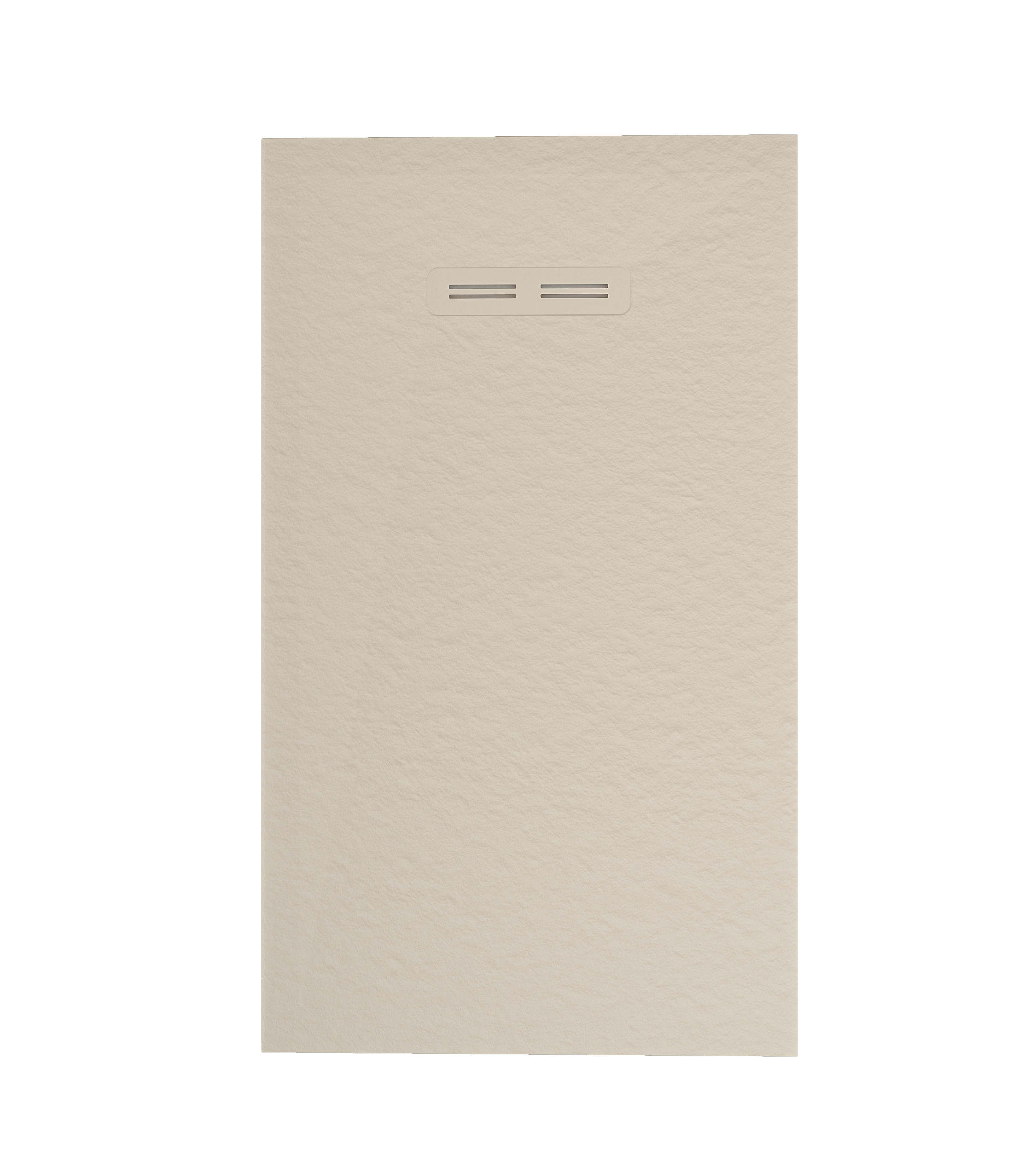 Plato de ducha Tempo 100x130 cm crema con tapón incluido | Leroy Merlin
