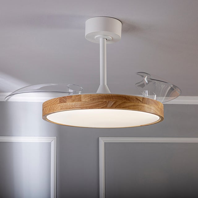 Ventiladores de techo con luz: aire fresco y luz LED eficiente