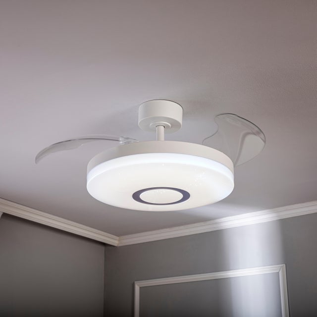 Ventiladores de techo retráctiles: Aspas ocultas