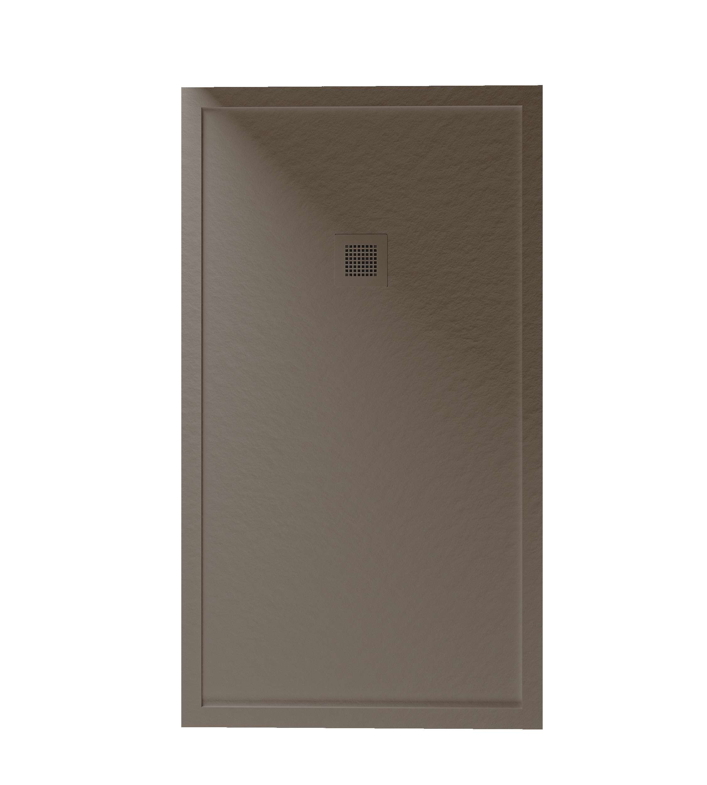 Plato de ducha Greenpact enmarcado 120x90 cm café con tapón incluido ...