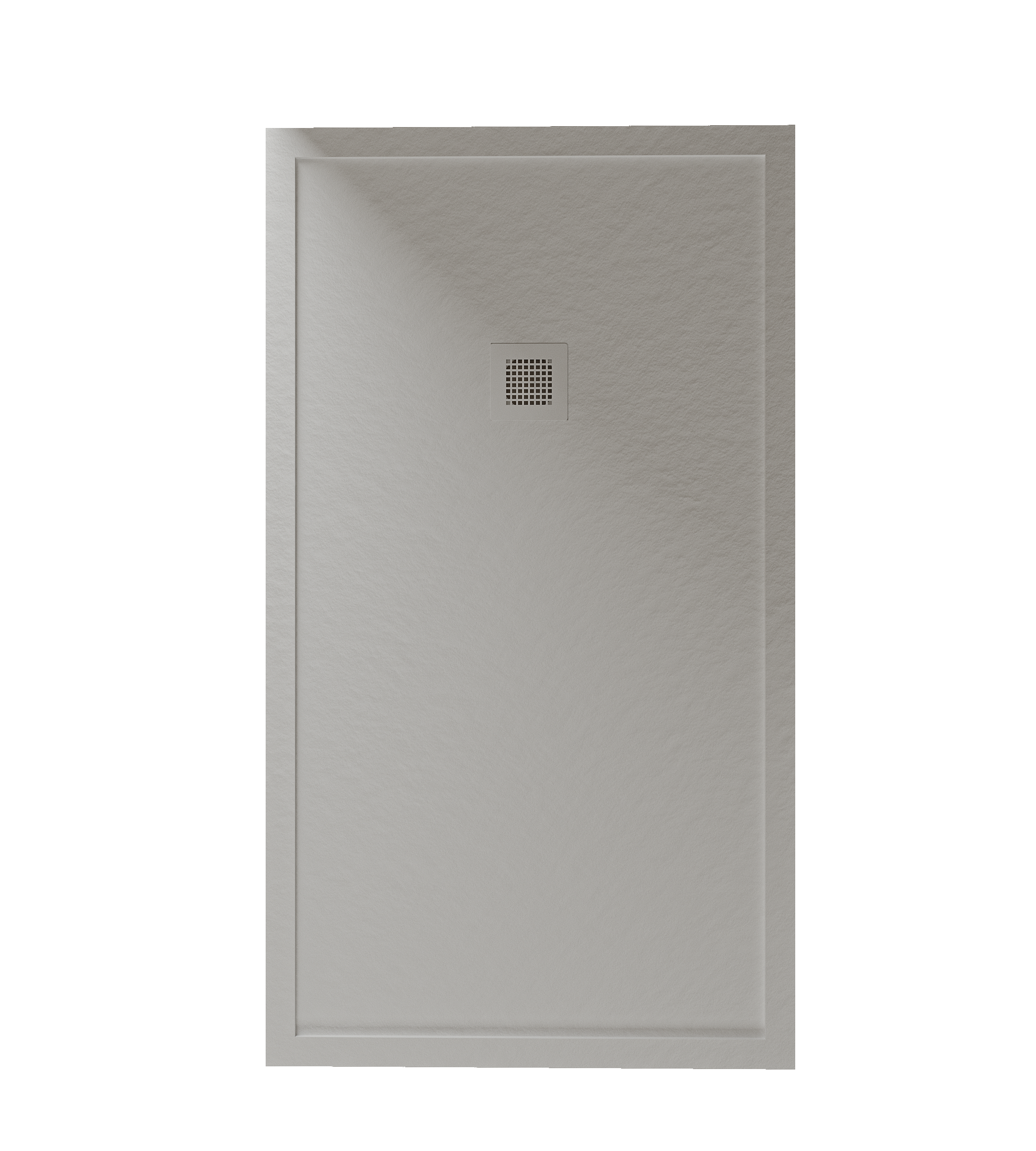 Plato de ducha Greenpact enmarcado 150x75 cm gris perla con tapón ...