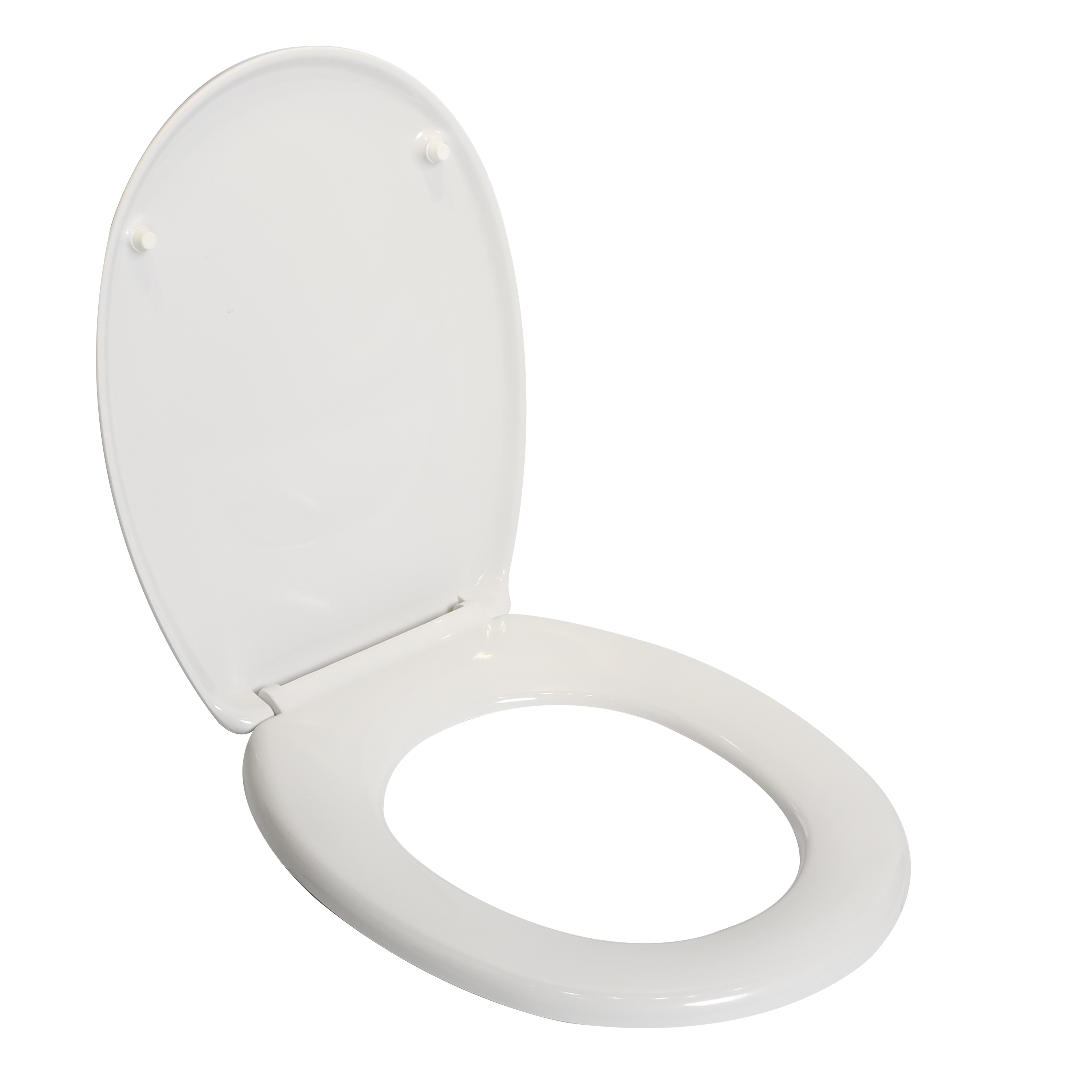 Abattant frein de chute duroplast blanc-blanc n°0 SENSEA Sparta | Leroy ...