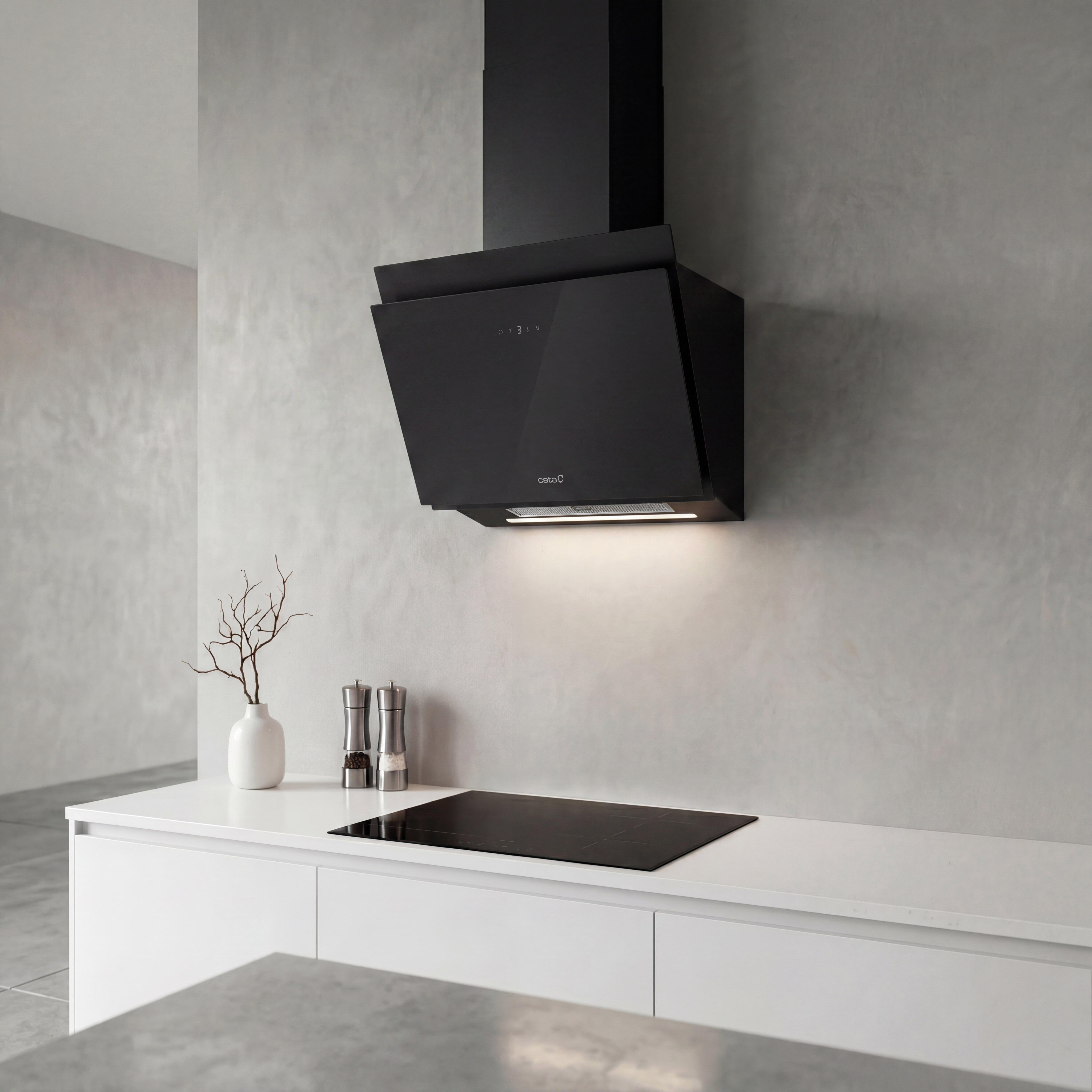 Campana de pared CATA 60 CATA THALASSA PRO600G con 5 velocidades 60 cm ...