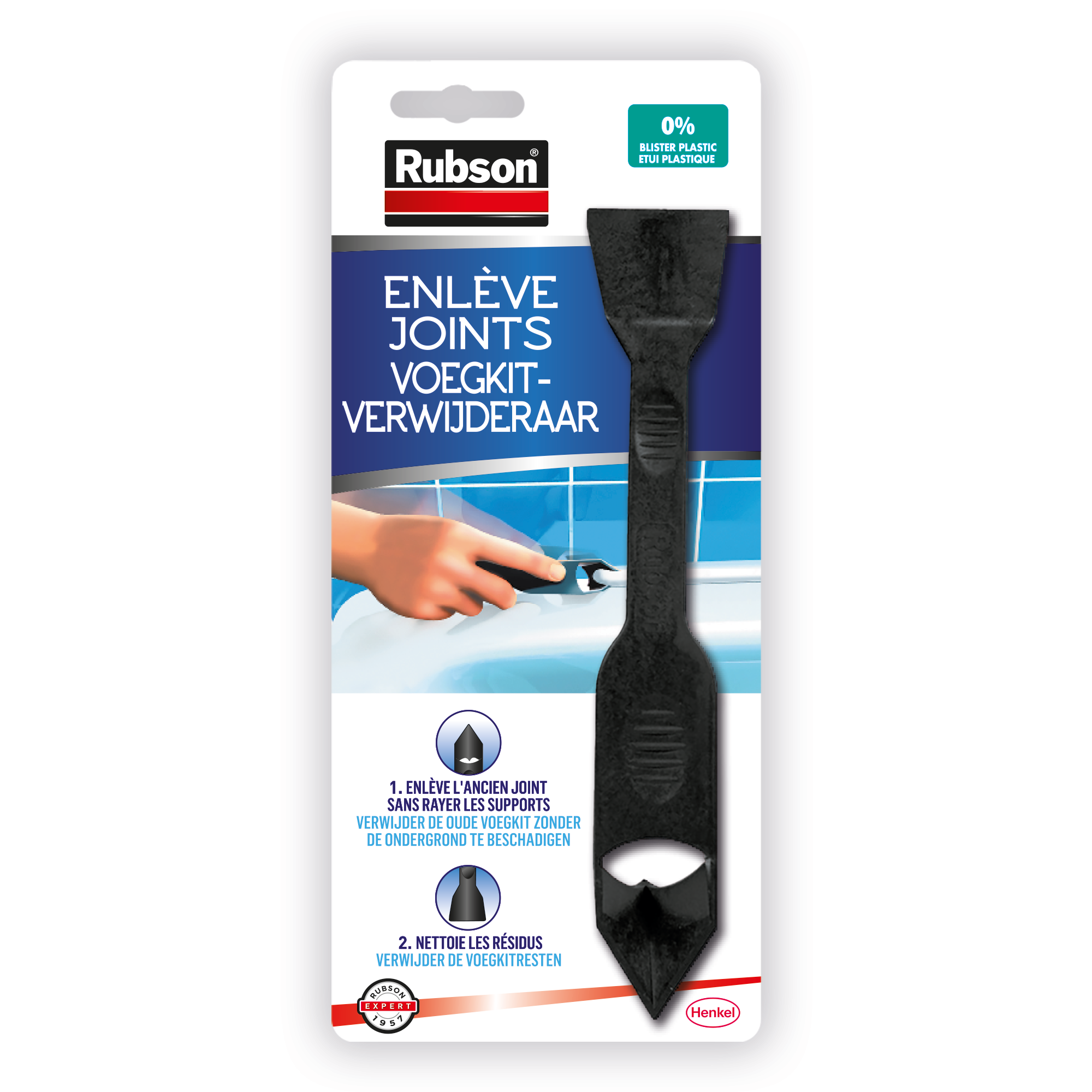 Accessoire pour cartouche RUBSON Enlève joint, noir | Leroy Merlin