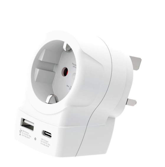 Adaptateur de voyage Europe vers Grande-Bretagne, SKROSS | Leroy Merlin