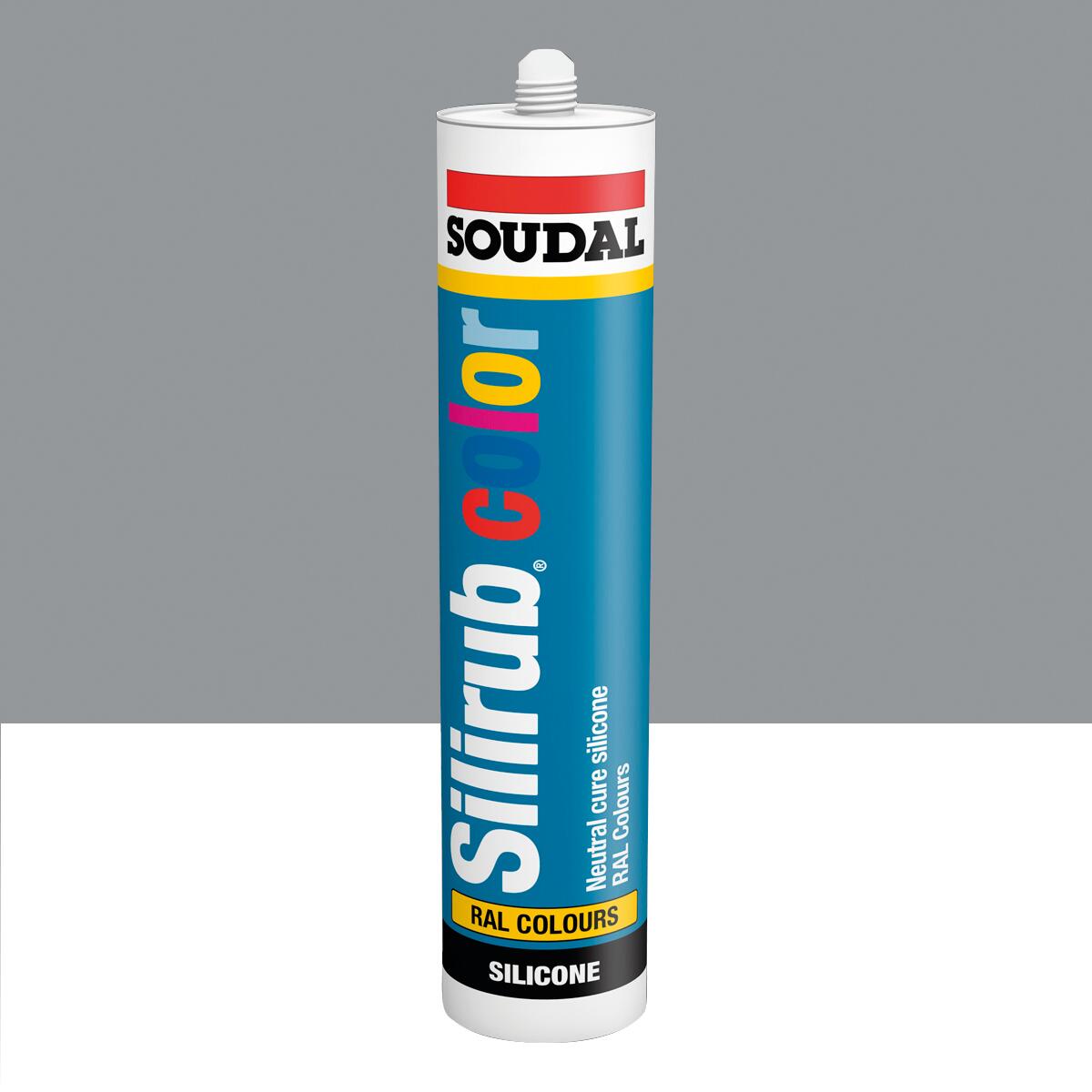 Silicone sigillante SOUDAL Multiuso Colorato RAL 9006 aluminio ...