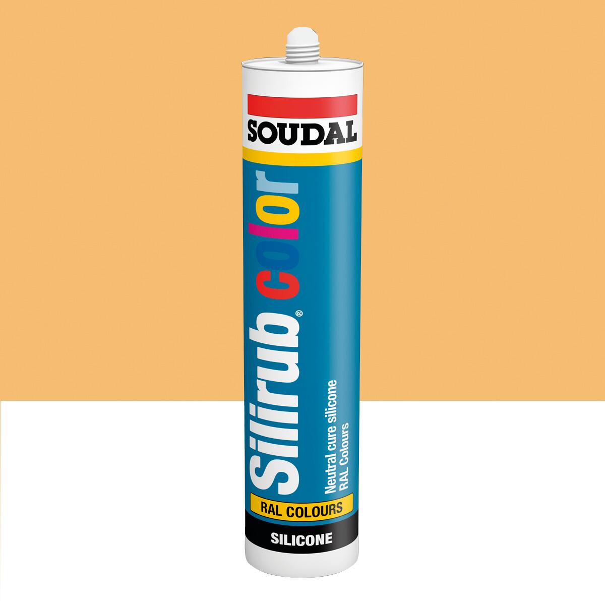 Silicone sigillante SOUDAL Multiuso Colorato RAL 1013 bianco perla 300 ...