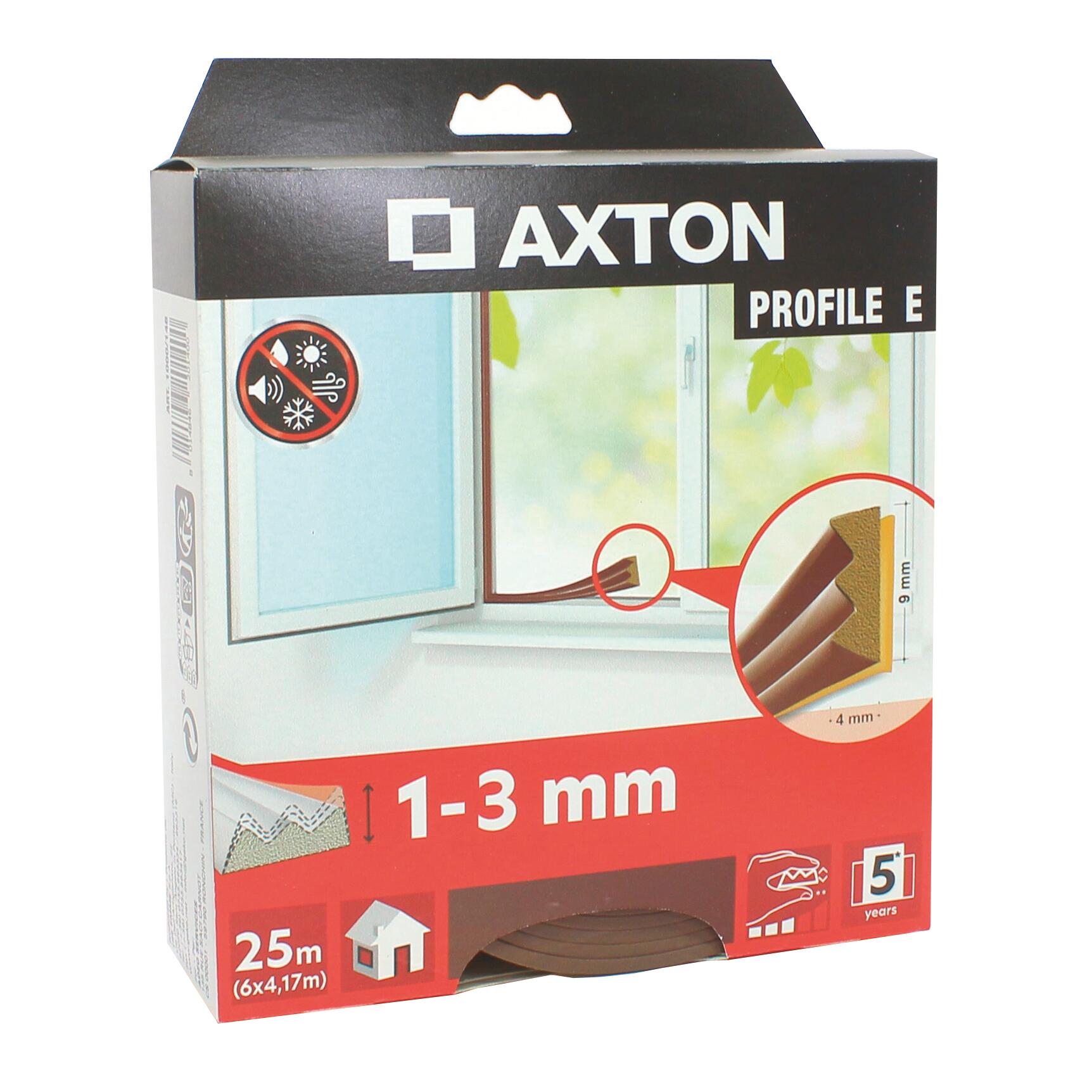 Guarnizione adesiva STRIP parafreddo AXTON, marrone 25 mt | Leroy Merlin