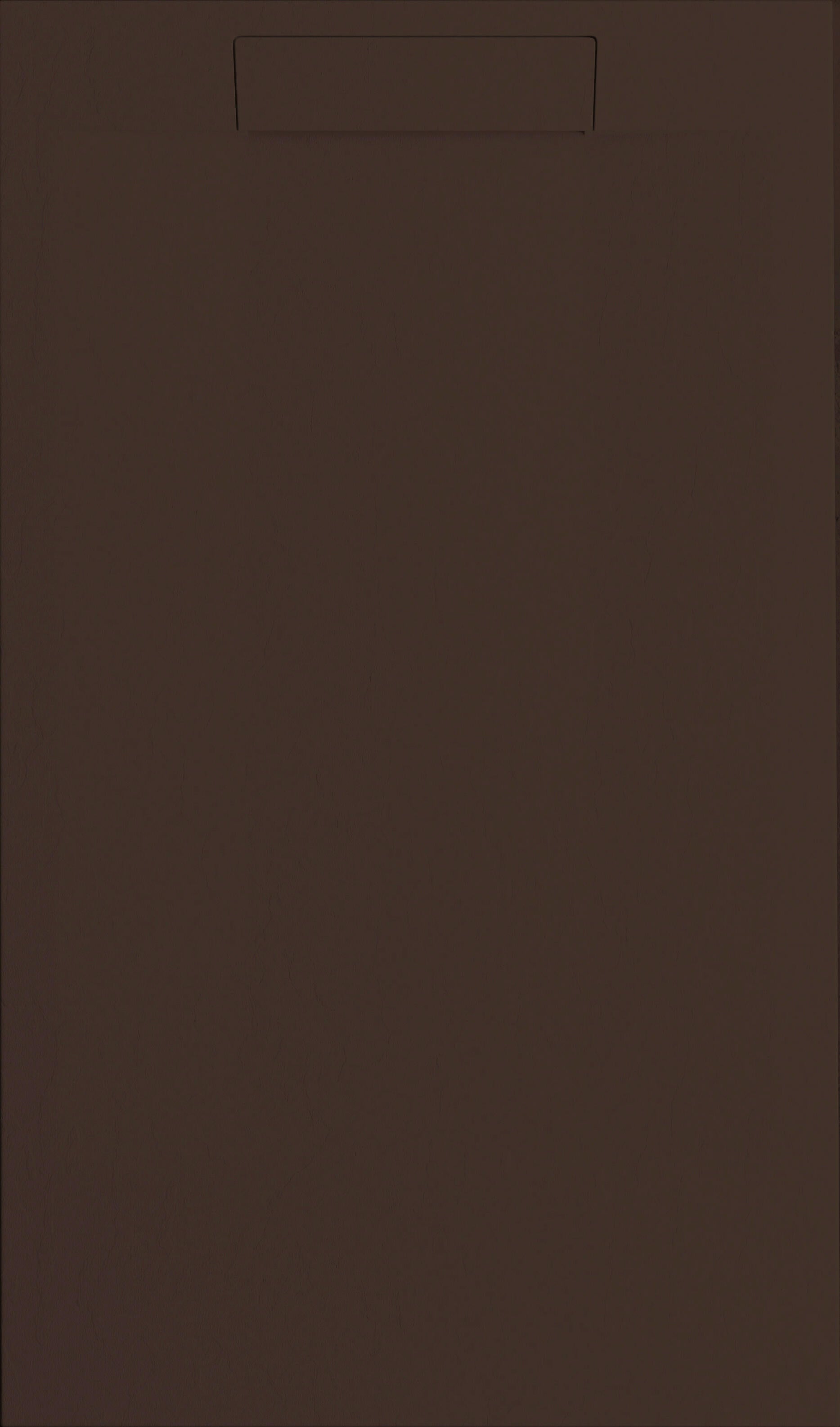 Plato de ducha ZENIT 80x70 cm marrón chocolate | Leroy Merlin