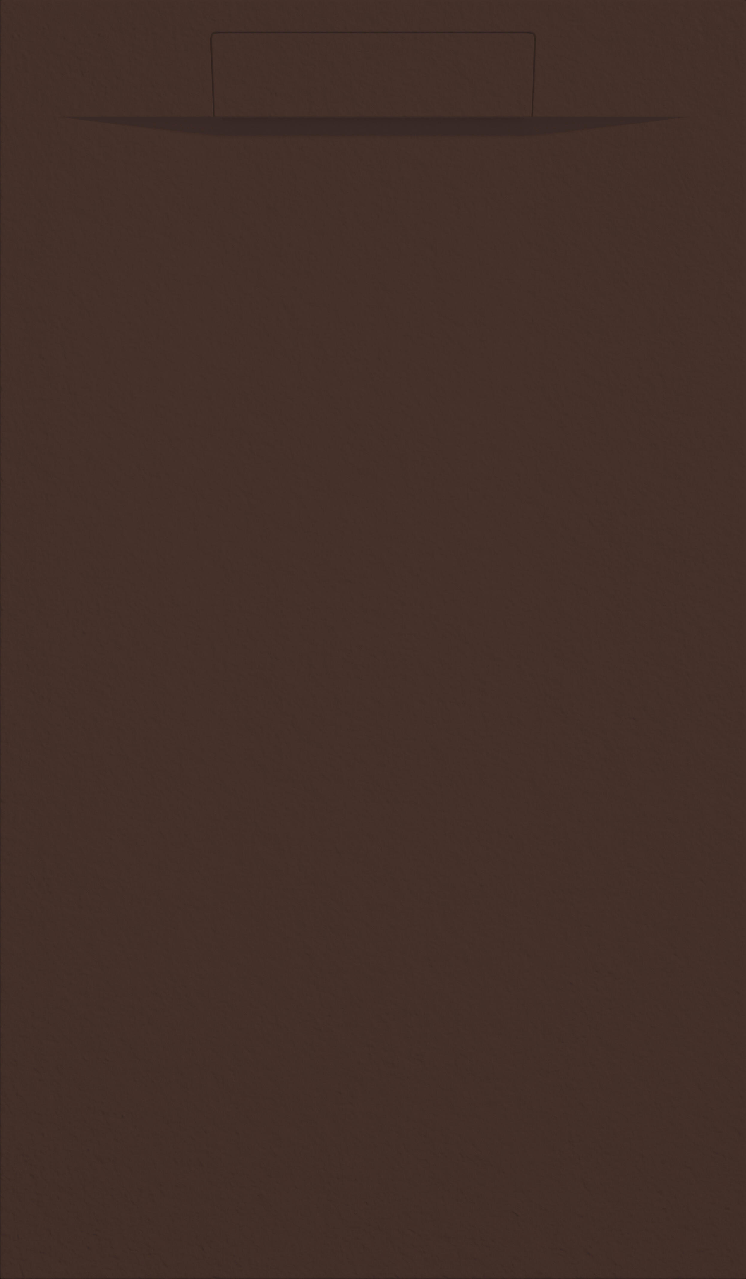 Plato de ducha ZENIT 170x90 cm marrón chocolate | Leroy Merlin