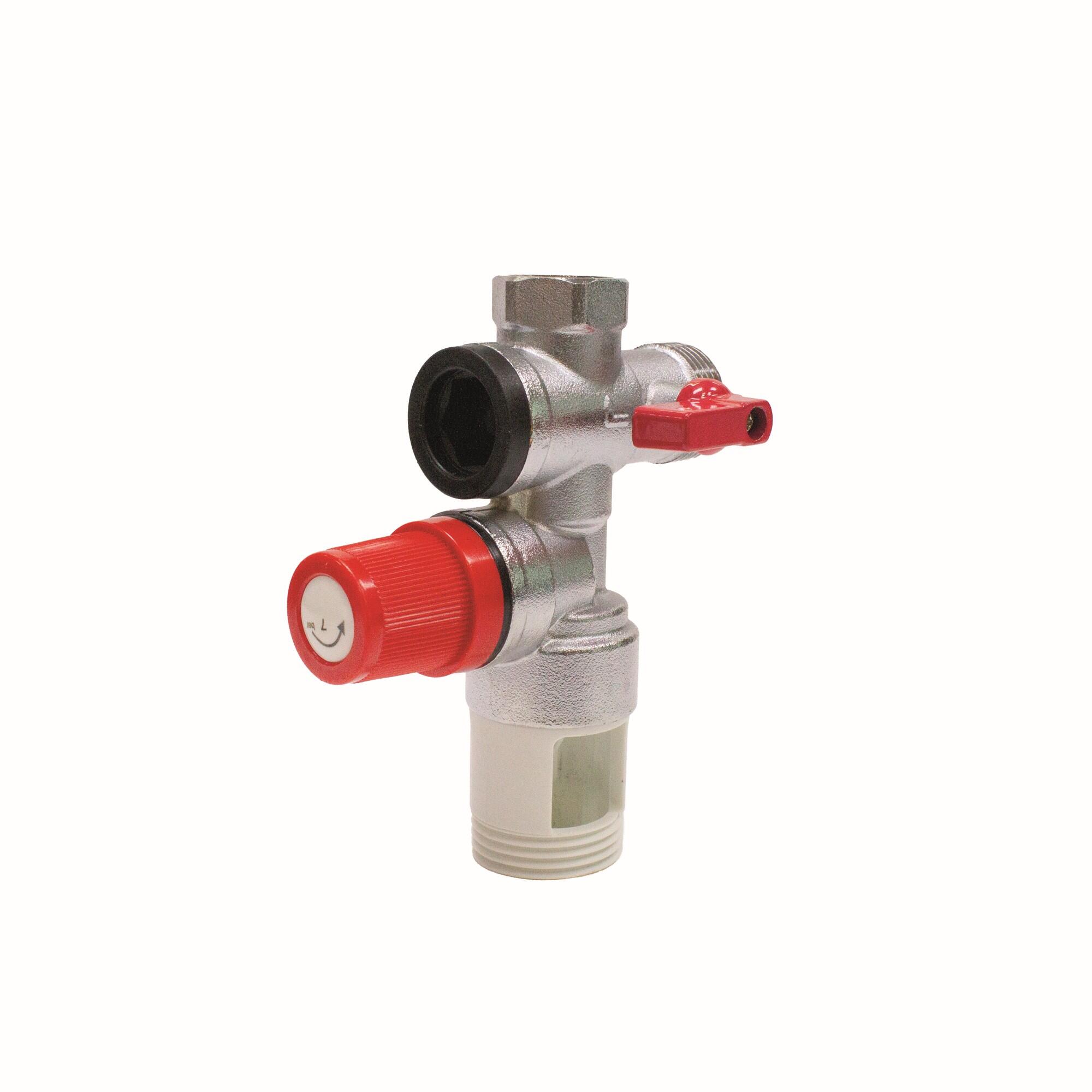 Grupo seguridad vertical M-H diámetro 1/2" 7bar | Leroy Merlin