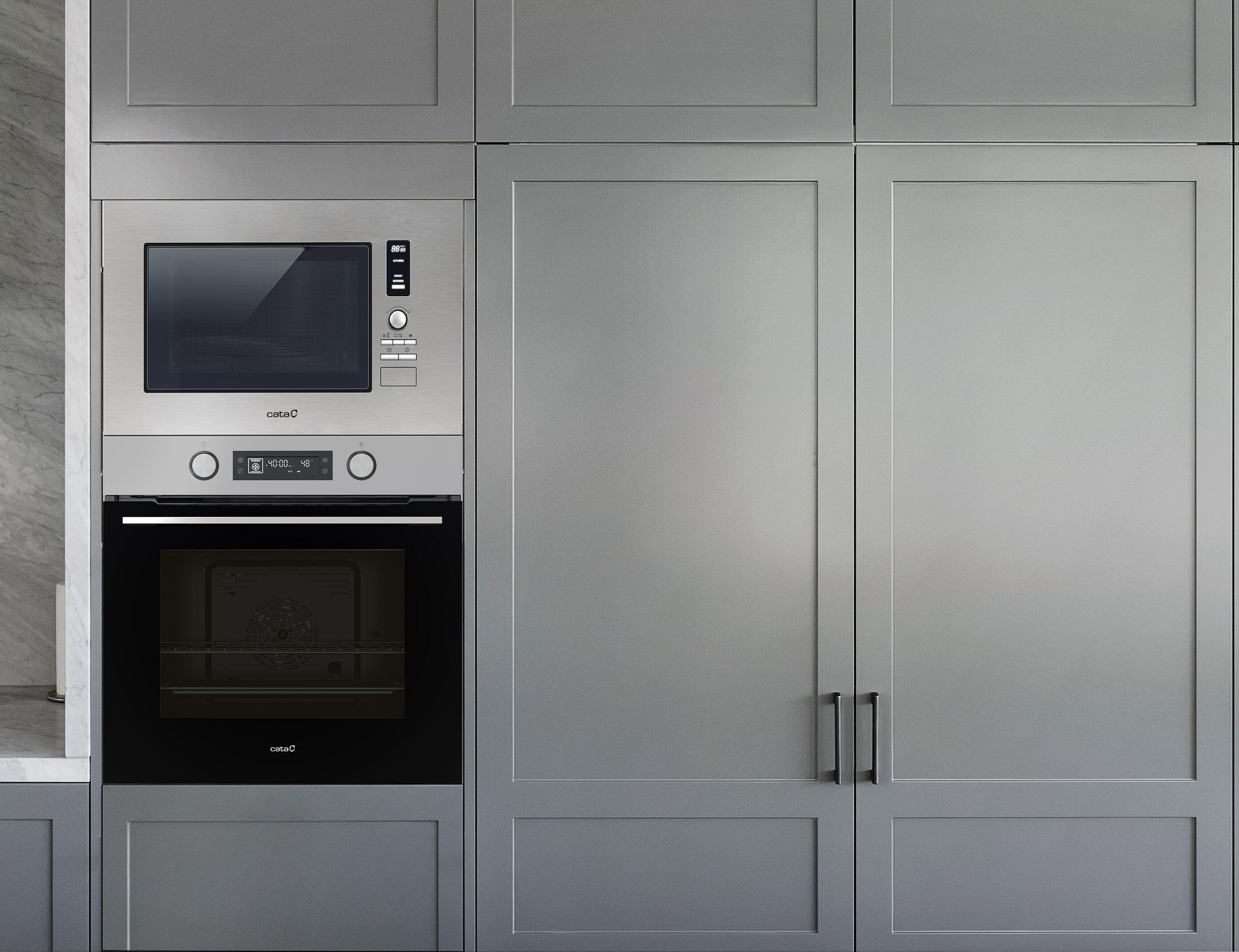 Horno multifunción CATA AIR FRIER MDS 8211 IX 73L 3.4kW Aqualisis inox ...