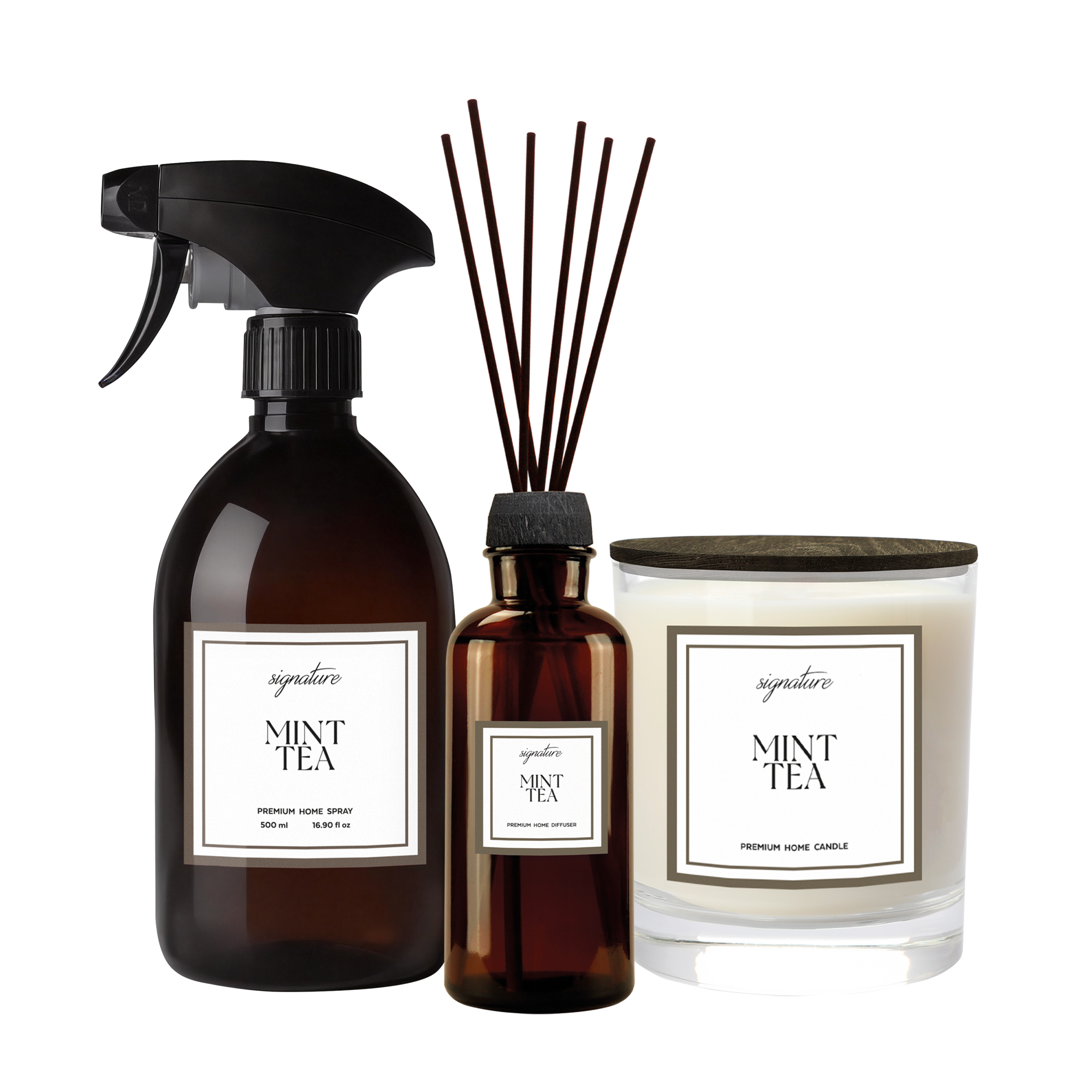 Set ambientador hogar Mikado 100ml + Spray 500ml + Vela 200g Fragancia ...