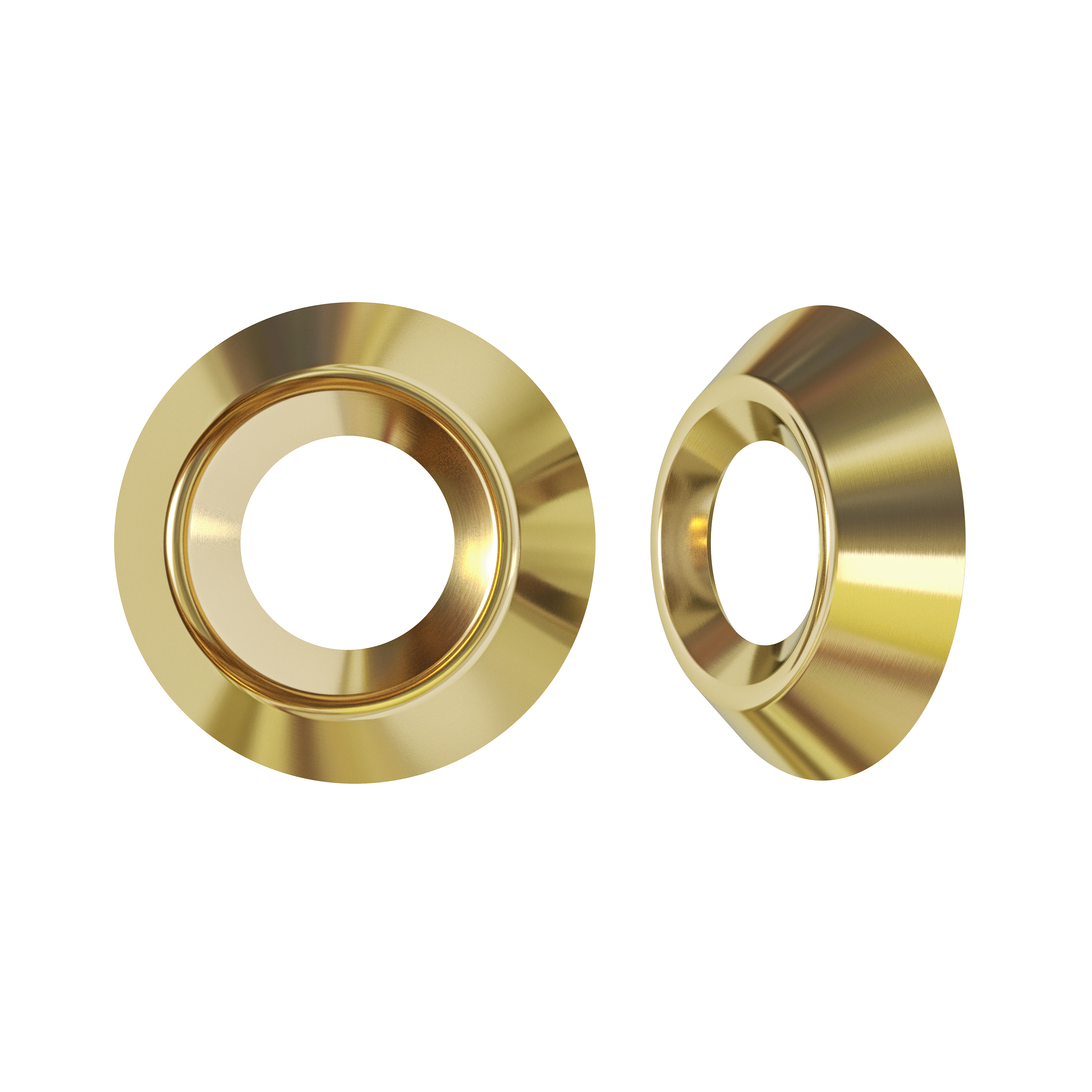 Lot de 40 caches-vis acier rond or STANDERS | Leroy Merlin