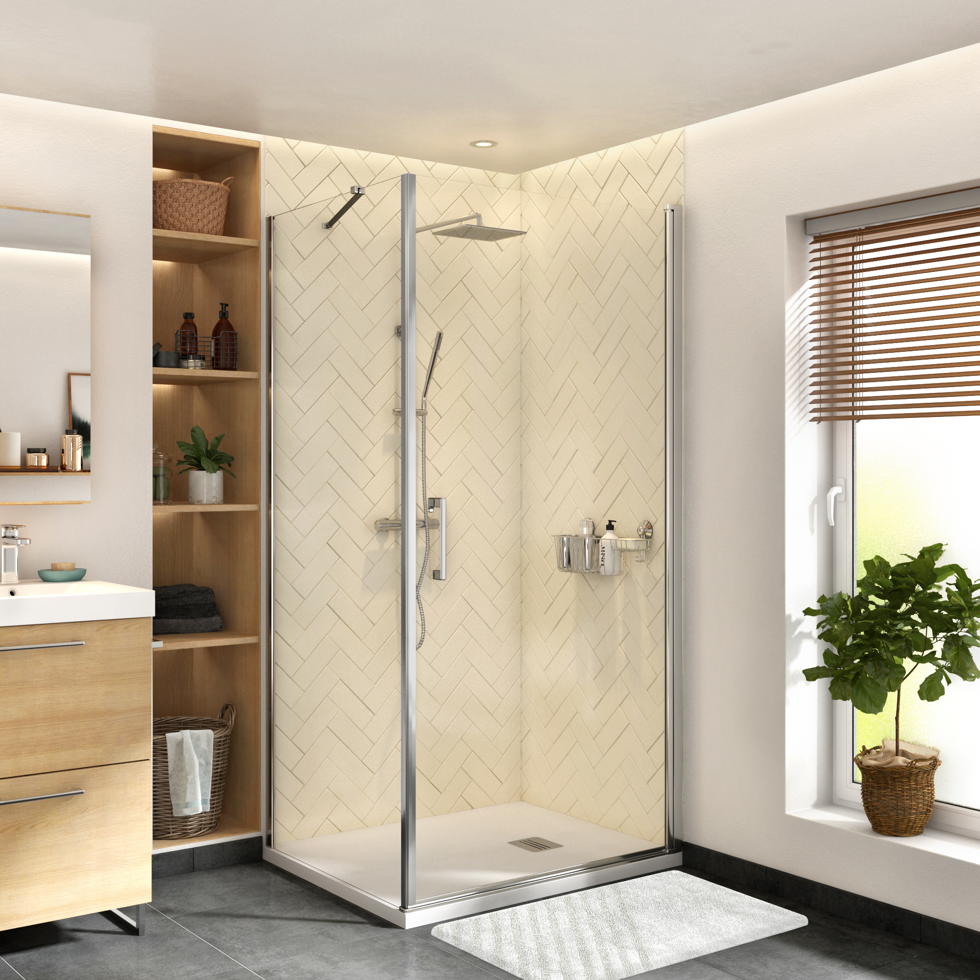 , L.100 cm x l.79 cm, produit sans finition, Remix | Leroy Merlin