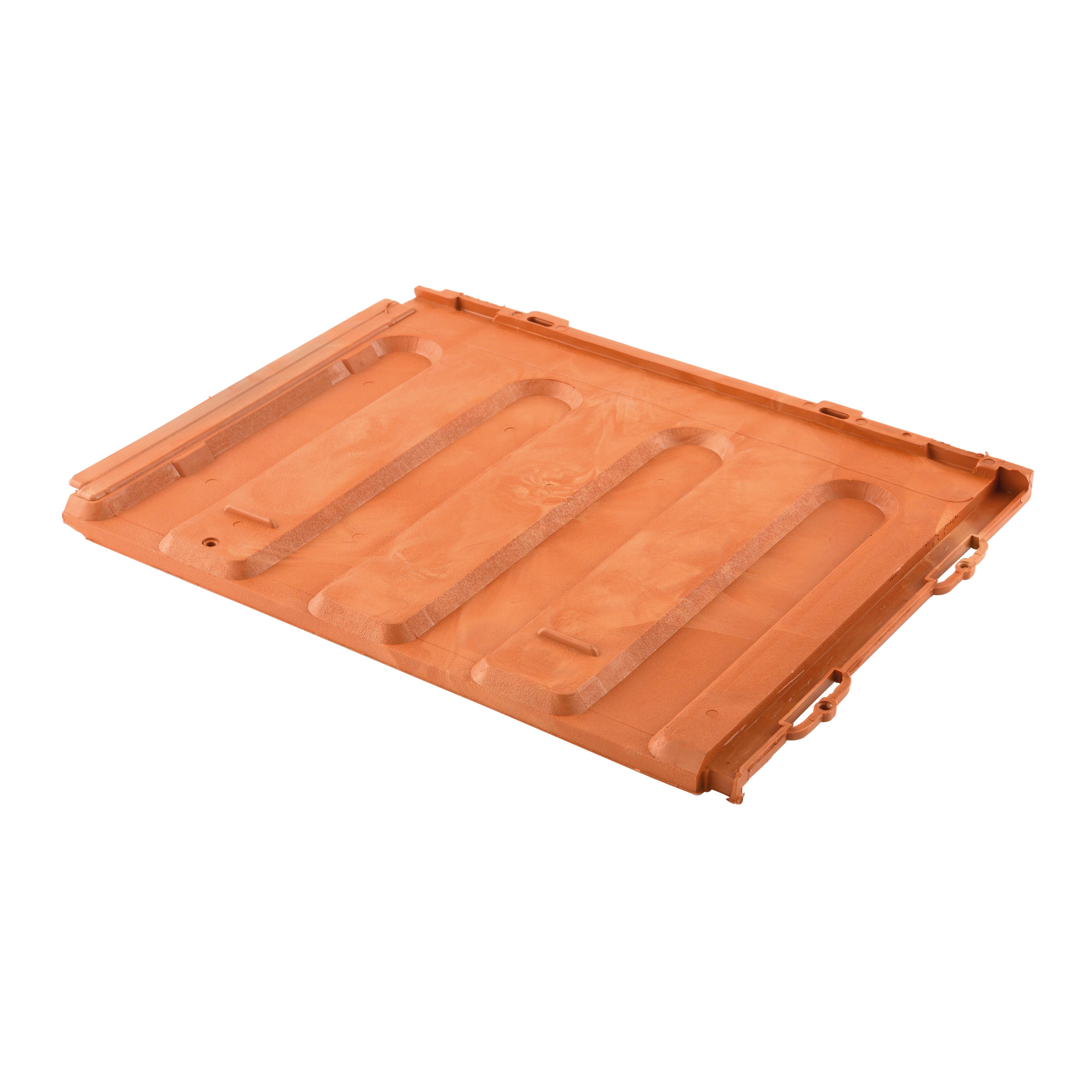 Tegola ROOFY Marsigliese in polipropilene terre senesi 43 x 33 cm, Sp ...