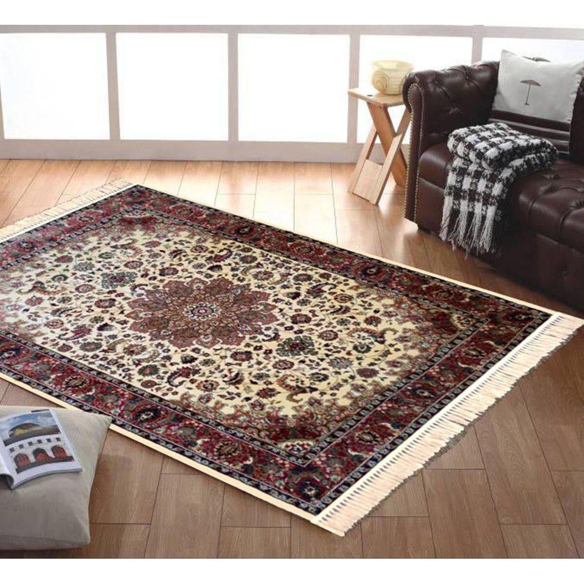 Tappeto Oriental 144 orientale crema, L 120 x L 60 cm | Leroy Merlin
