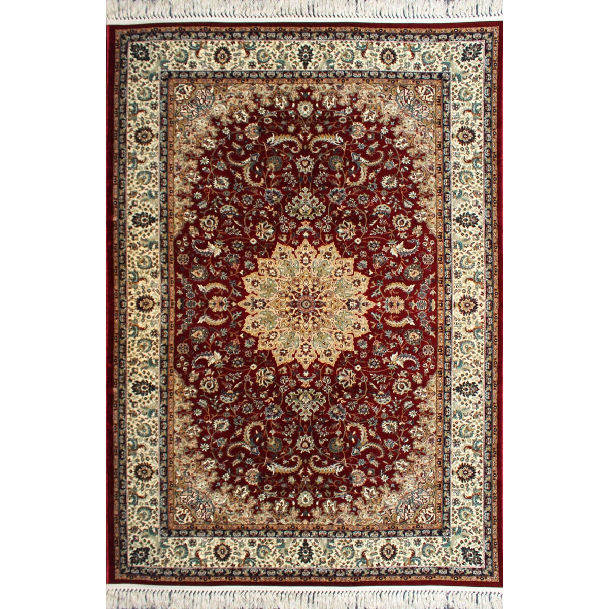 Tappeto Oriental 144 orientale rosso e beige, L 120 x L 60 cm | Leroy ...