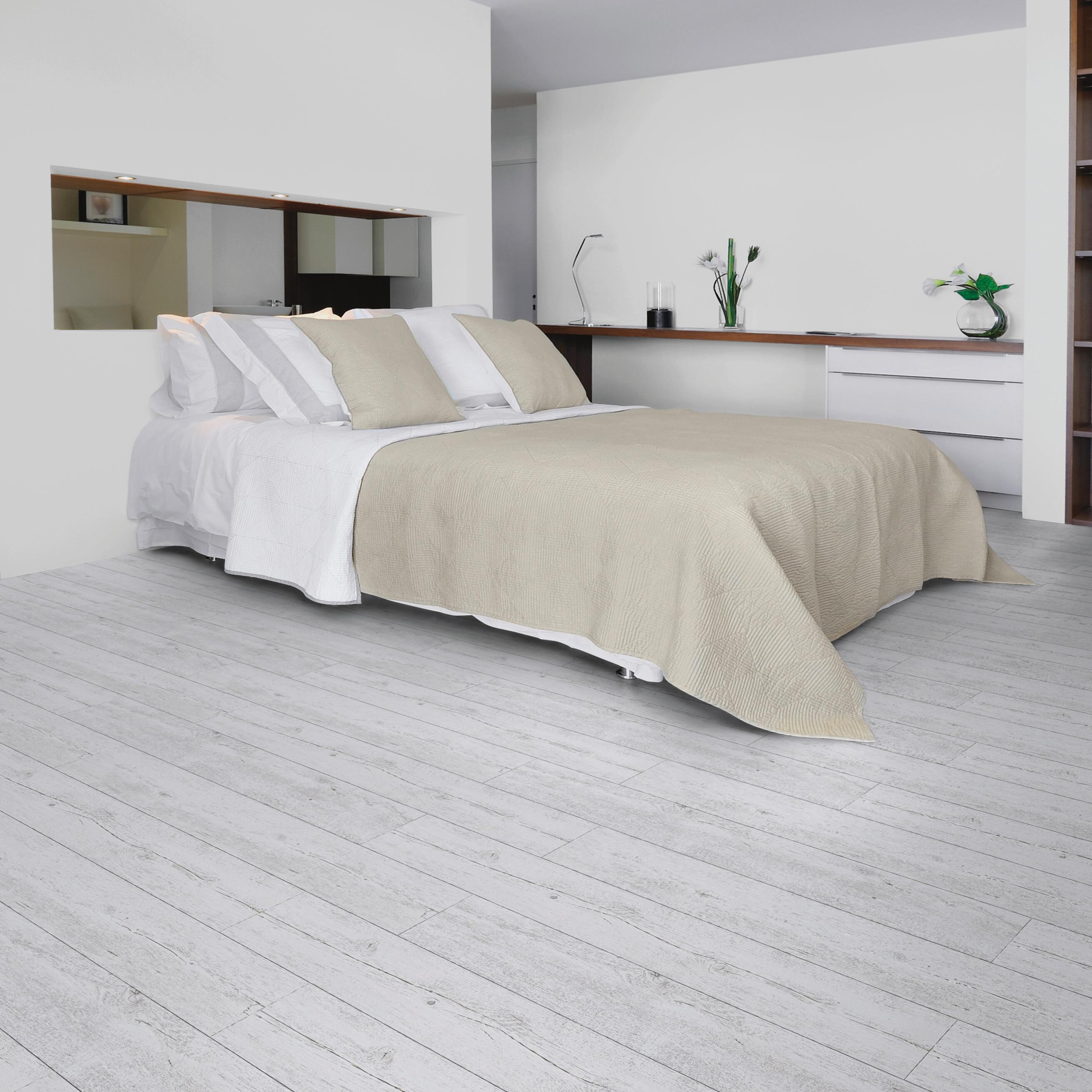 Pavimento in LVT in pvc autoadesivo passaggio moderato White Pecan ...