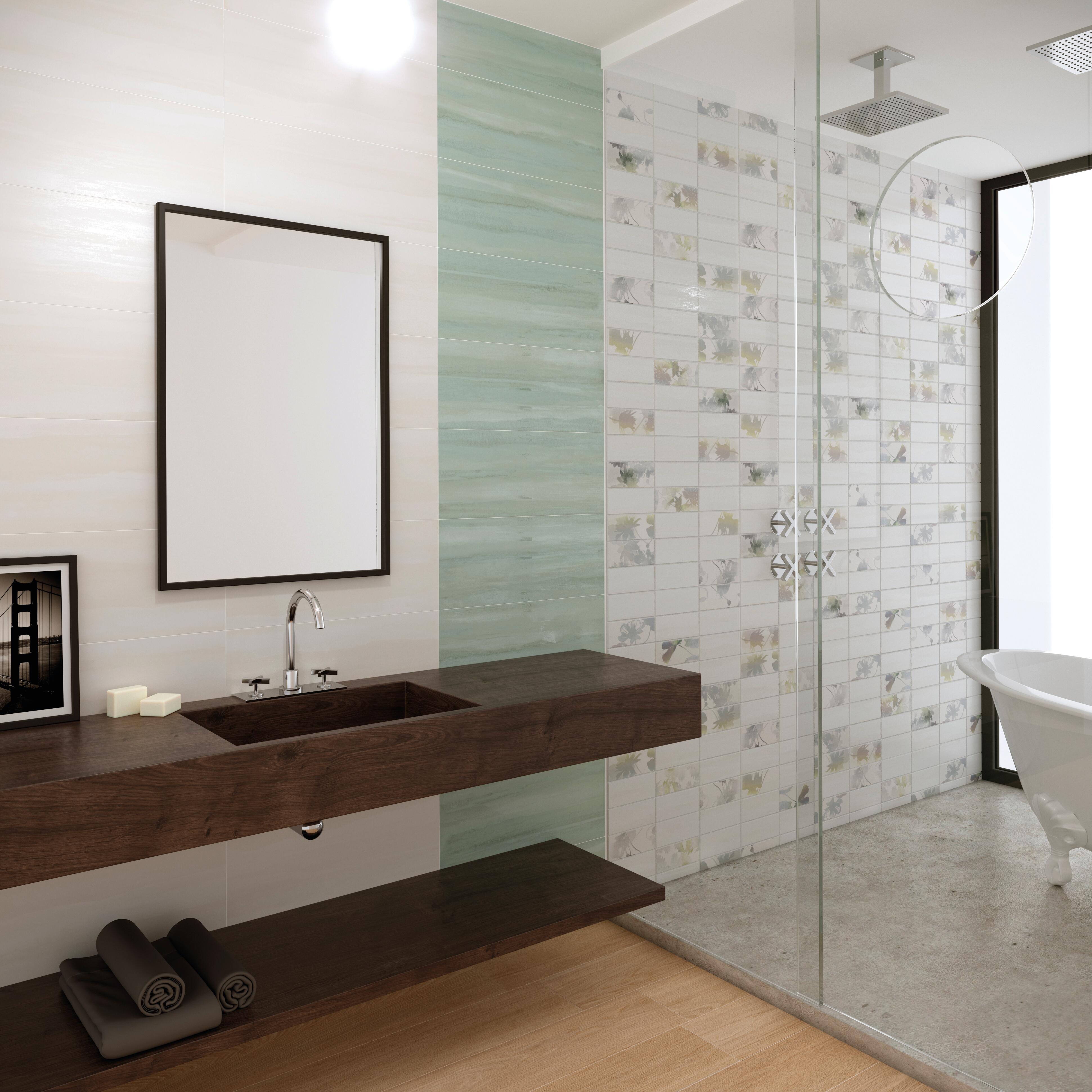 Piastrelle bagno verde chiaro: 15 idee moderne e classiche | Leroy Merlin