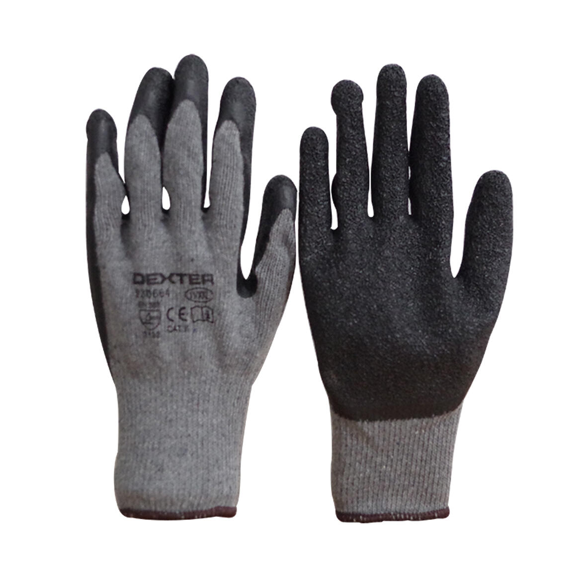 Paire de gants pour outil de manutention latex, T 9 DEXTER | Leroy Merlin