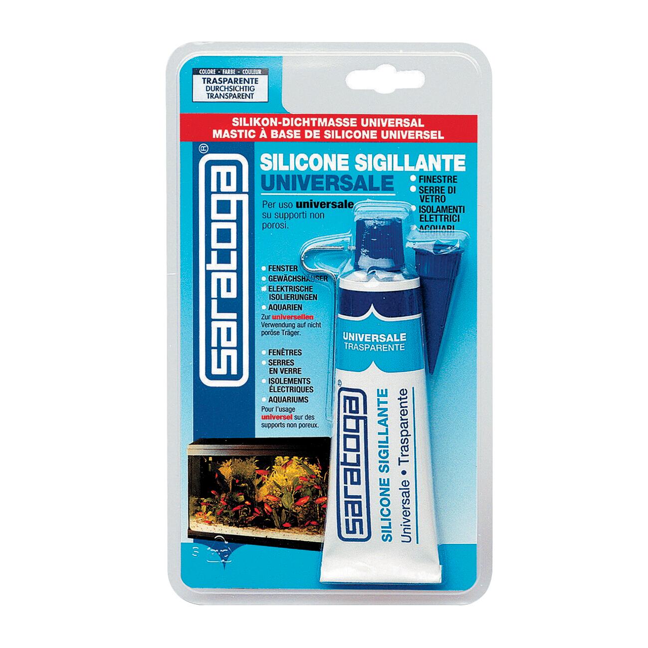 Silicone sigillante SARATOGA Sanitari trasparente 60 ml | Leroy Merlin