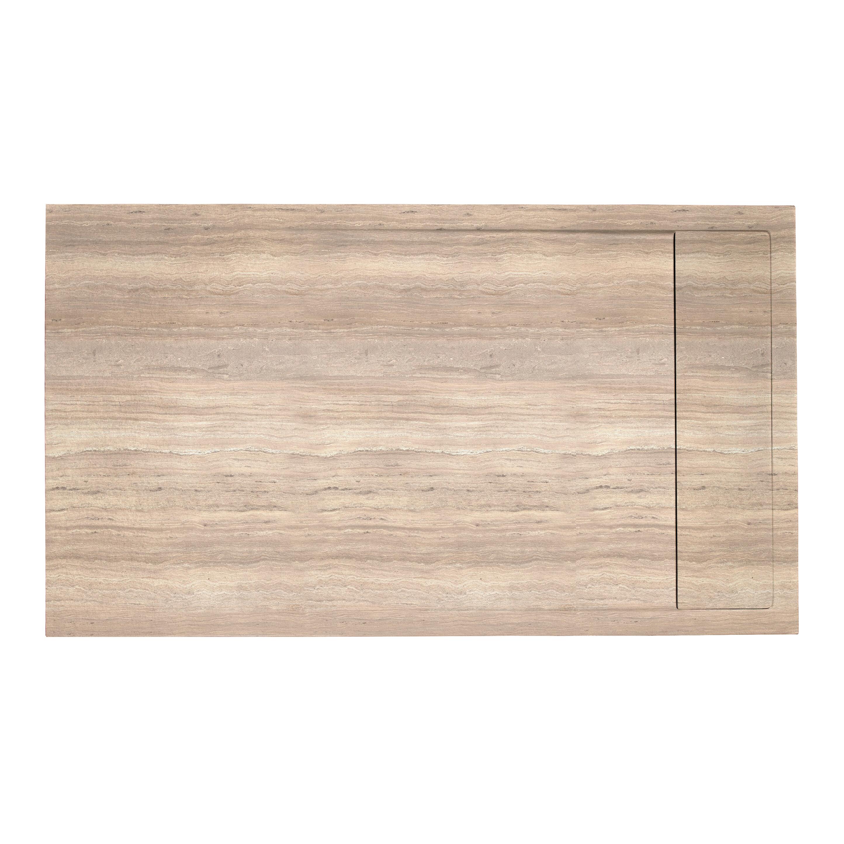 Piatto doccia SENSEA in resina Neo beige L 90 x L 120 x H 3 cm opaco ...