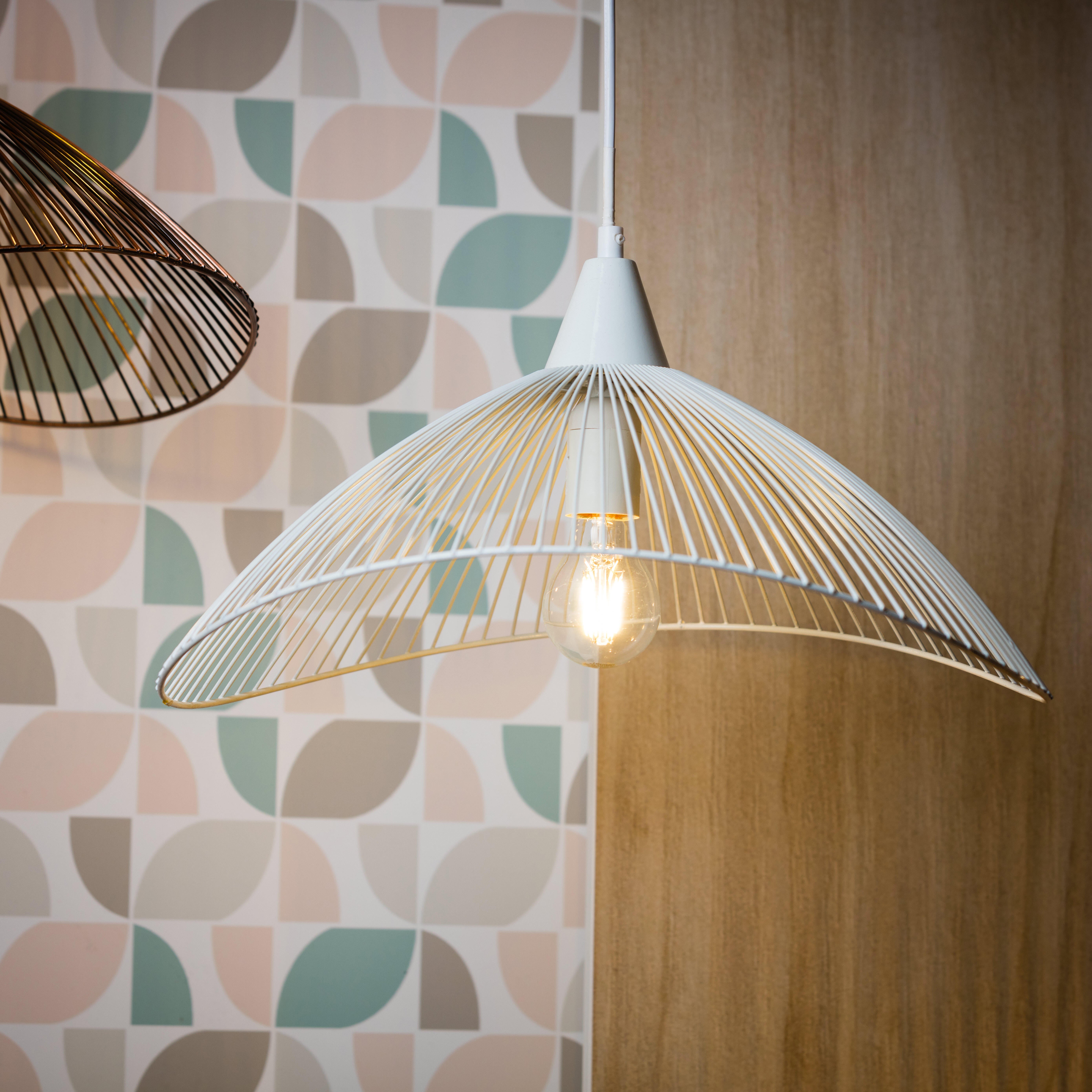 Lampadario Design Kasteli bianco E27 SEYNAVE | Leroy Merlin