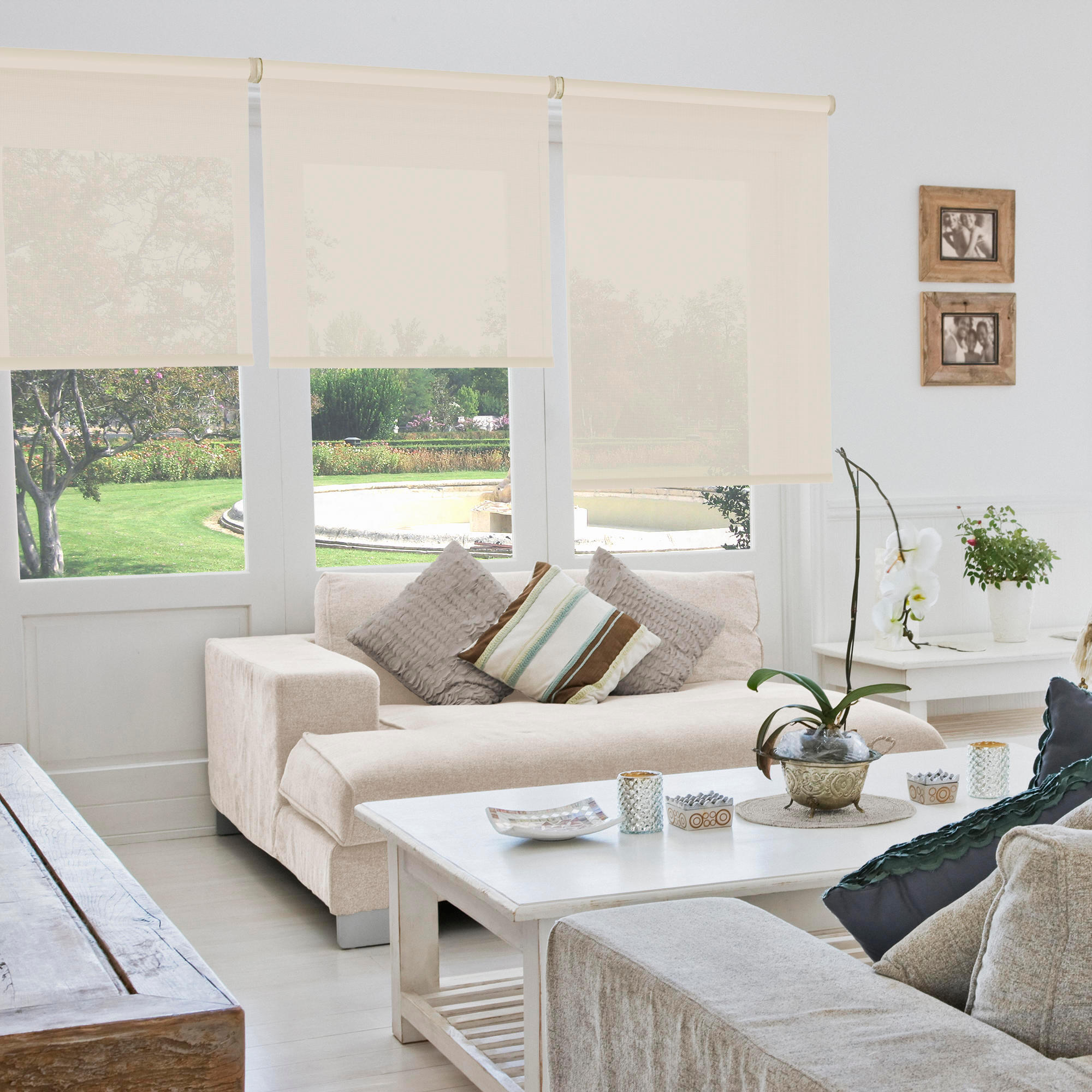 Tenda a rullo screen Screen VTX 10% lino 180x190 cm | Leroy Merlin