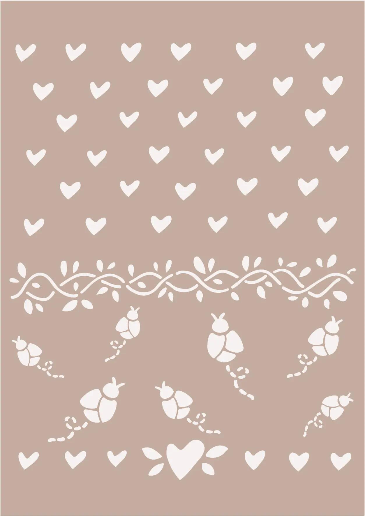Stencil tema geometrico FLEUR Themes n. 506 21 x 30 cm | Leroy Merlin