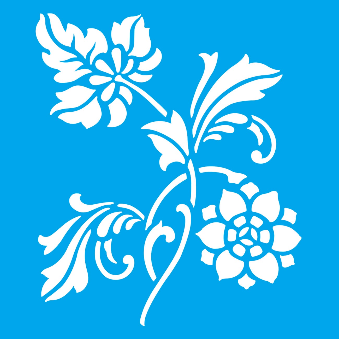 Stencil tema frutti e fiori FLEUR N.3 35 x 40 cm | Leroy Merlin