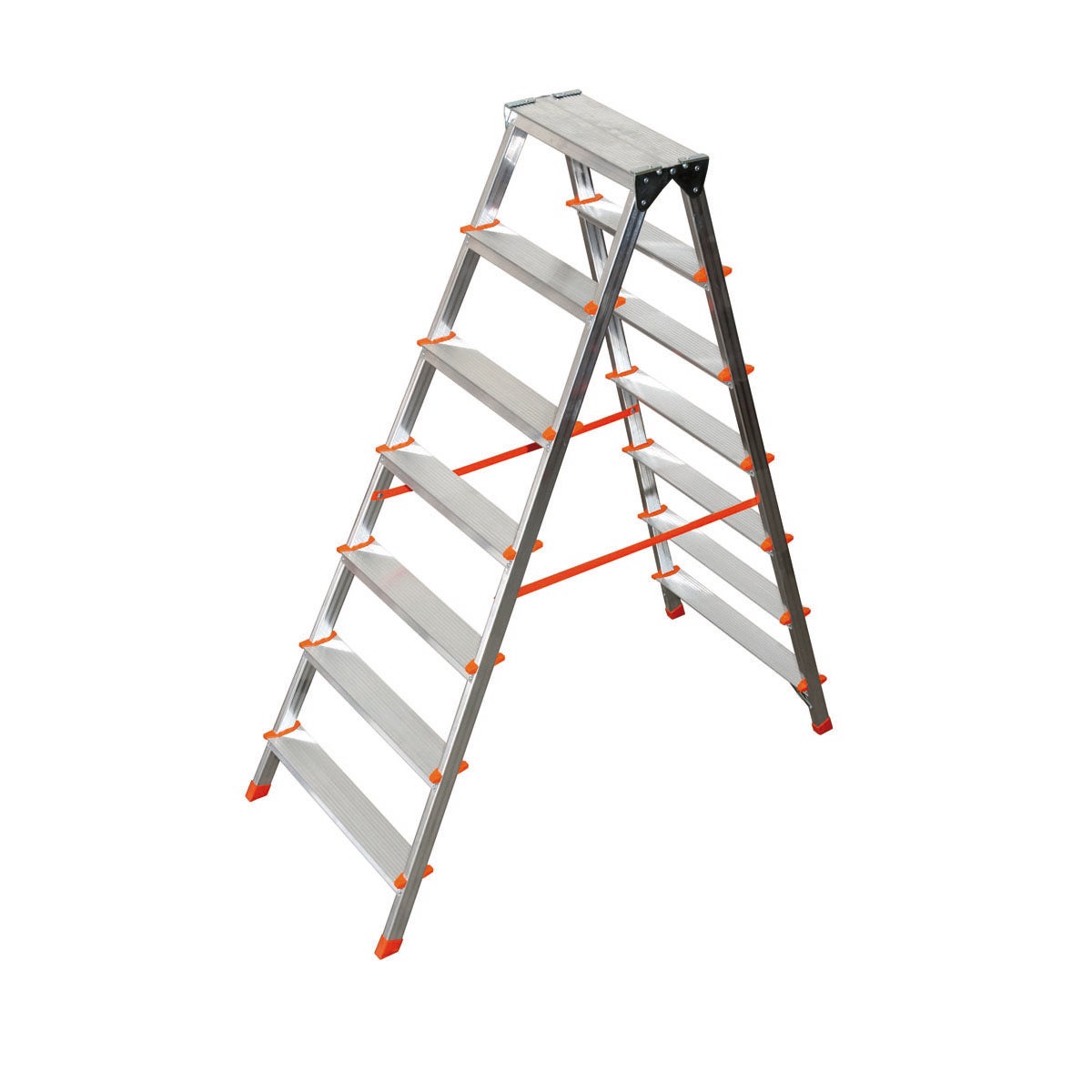 Scala FACAL filo in alluminio 7 gradini portata massima 150 kg EN 131 ...