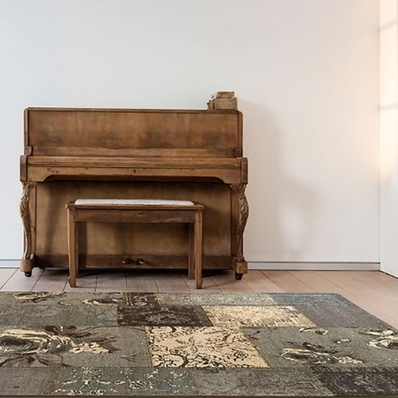 Tappeto Modern kilim orientale grigio, L 190 x L 133 cm | Leroy Merlin