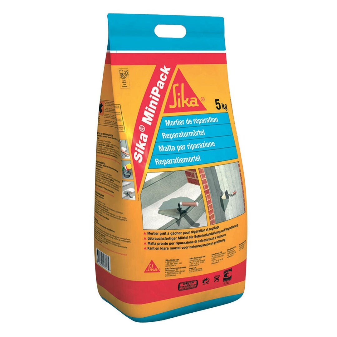 Επισκευαστικό κονίαμα SIKA Minipack 5kg σε γκρι χρώμα