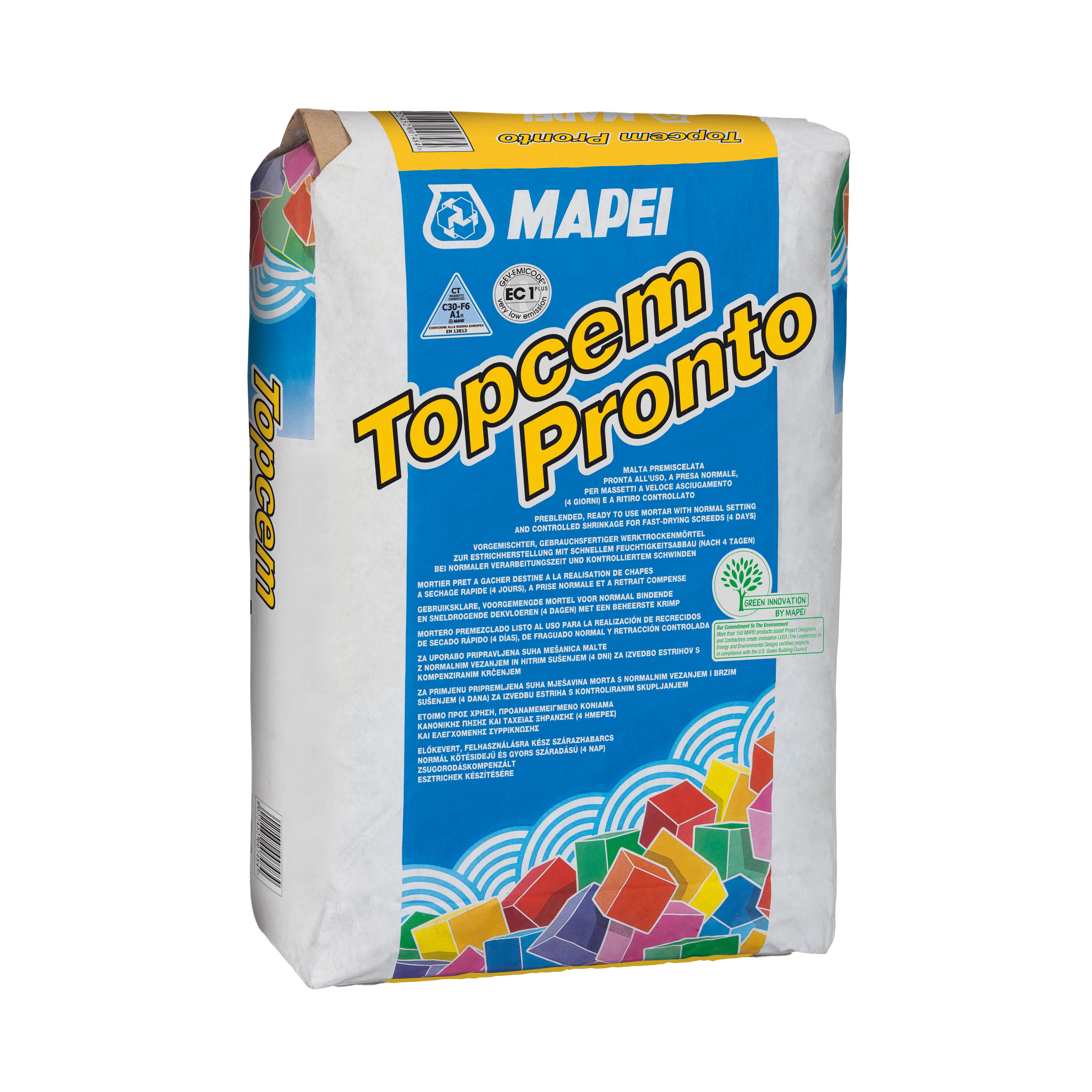 Massetto MAPEI Topcem Pronto 25 kg | Leroy Merlin