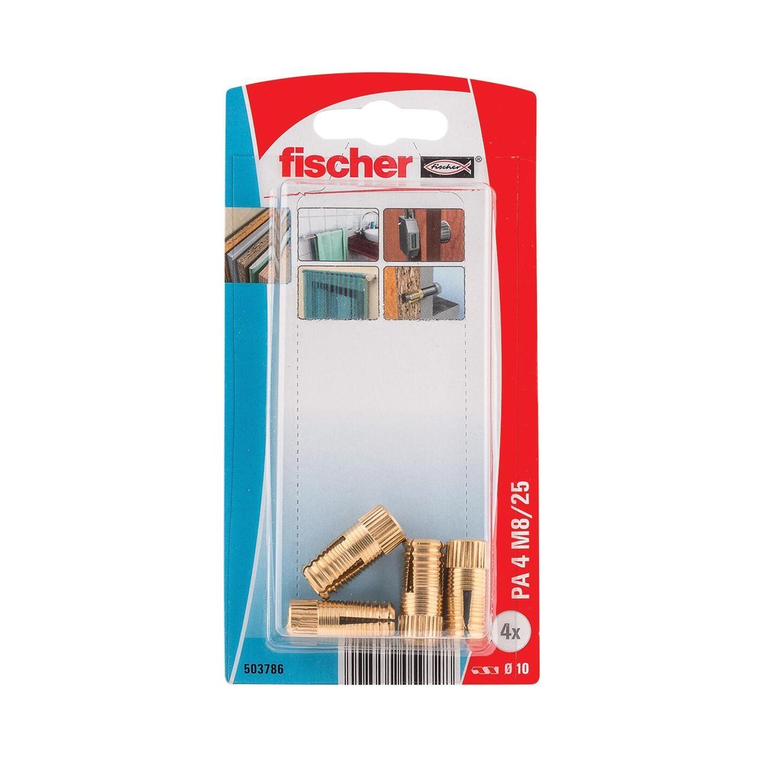 Βύσματα FISCHER PA από ορείχαλκο 4 τεμάχια