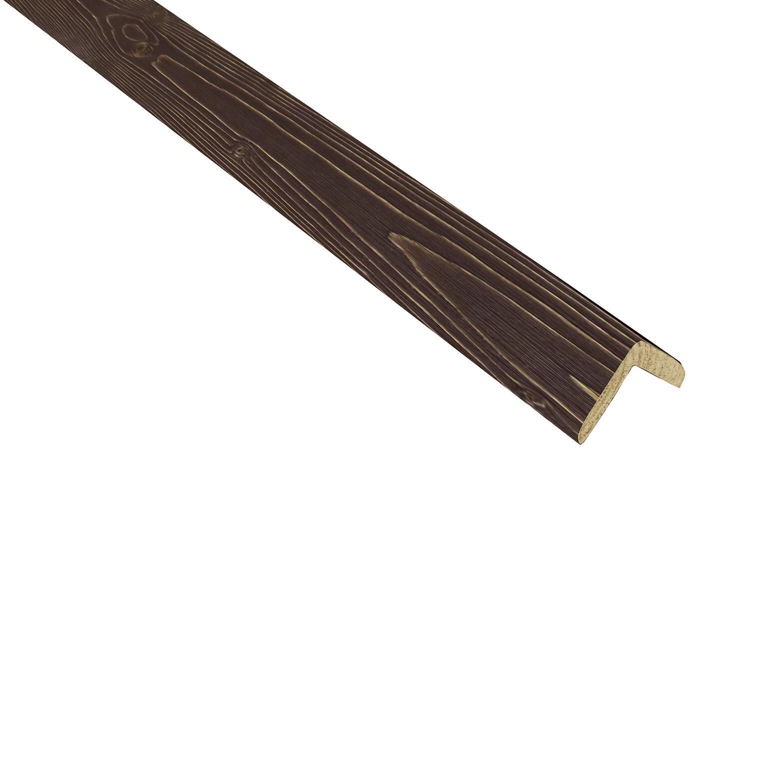 Paraspigolo per perlina in legno colore noce antico 28x28 x L 3000 mm ...